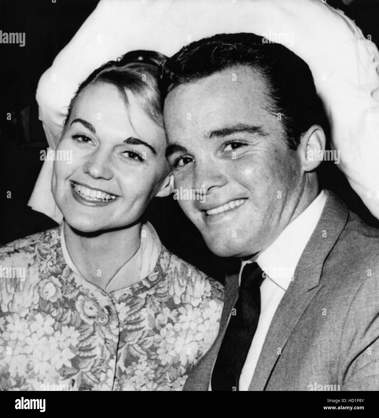 Lindsay Crosby (right) with his first wife, Barbara Frederickson, at ...