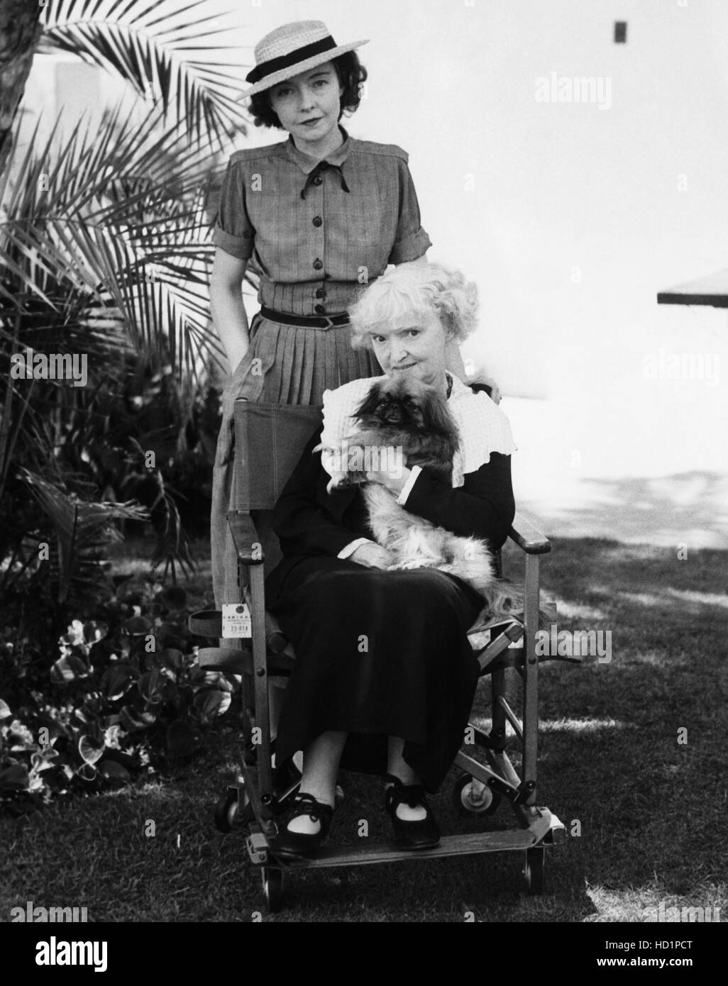 From left, Lillian Gish, her mother, Mary Gish, at Santa Barbara, June ...