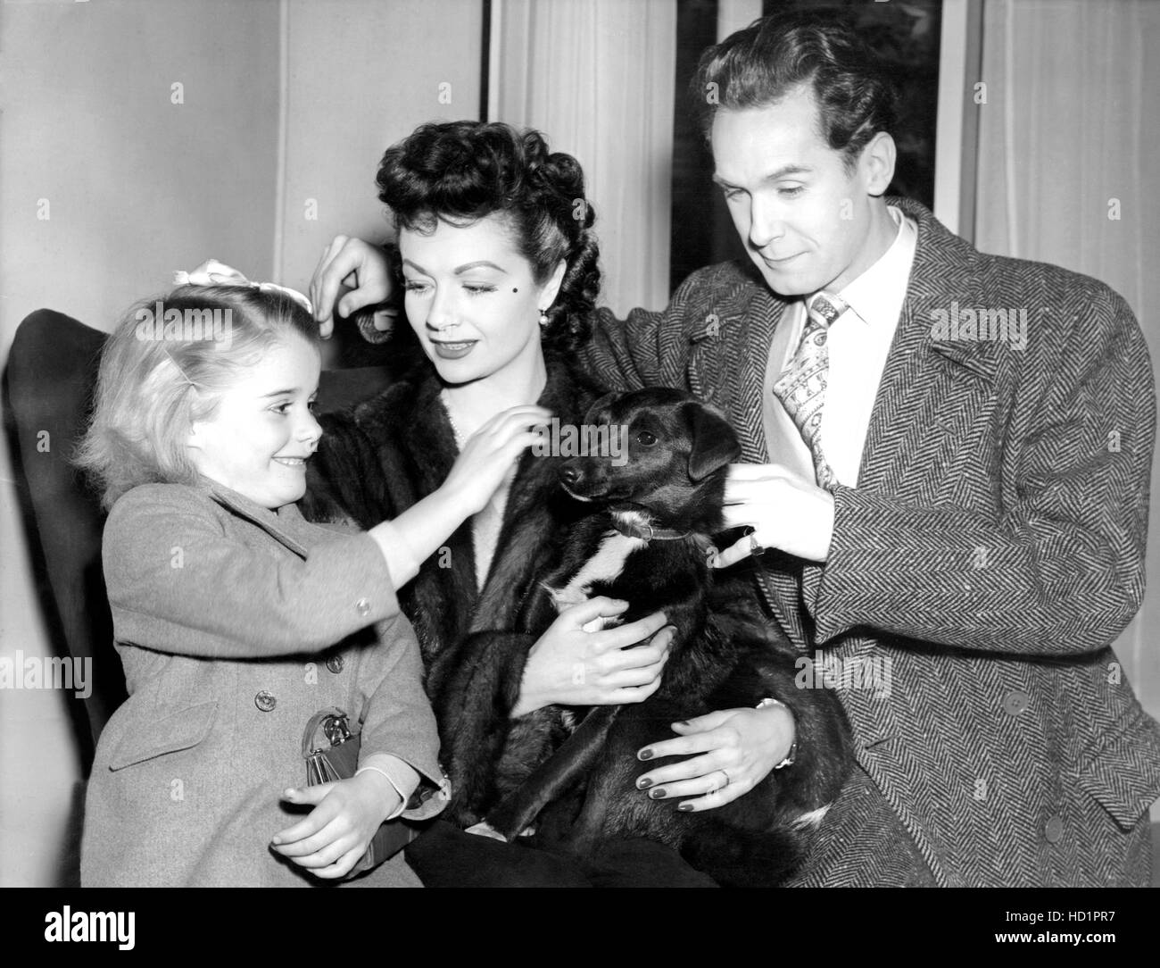 From left: Julia Lockwood with mother, Margaret Lockwood and father ...