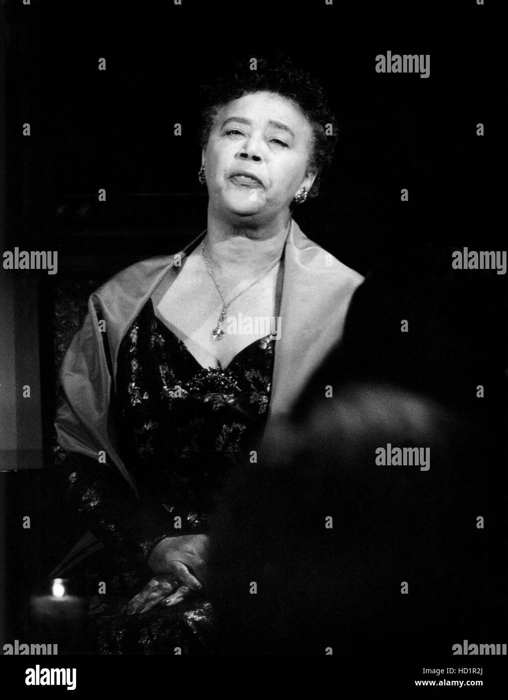 Singer Mabel Mercer, 1975 Stock Photo - Alamy