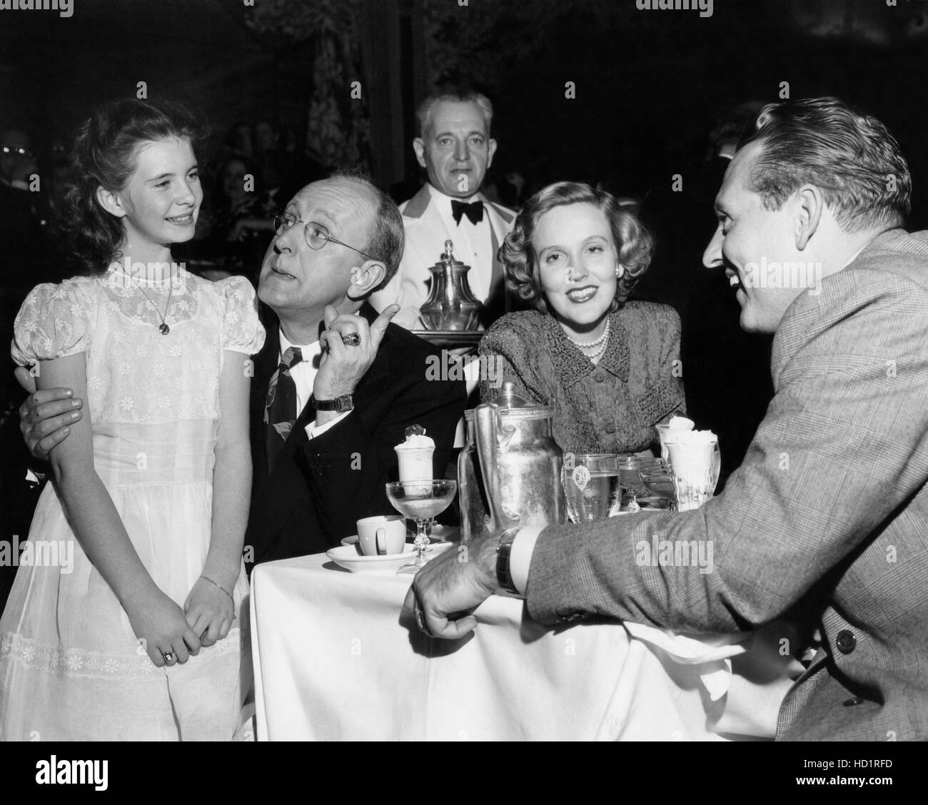 Margaret O'Brien, Kay Kyser, Georgia Carroll, Art Linkletter, at the ...