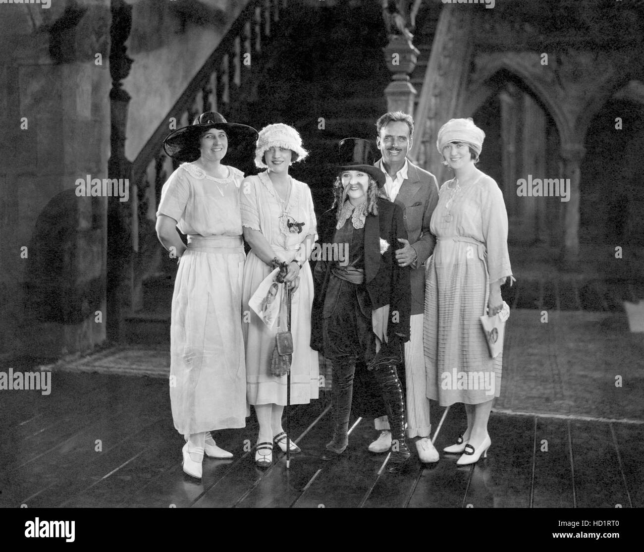 Gladys Hanson, Ruth Chatterton, Mary Pickford (in costume for CAPTAIN ...