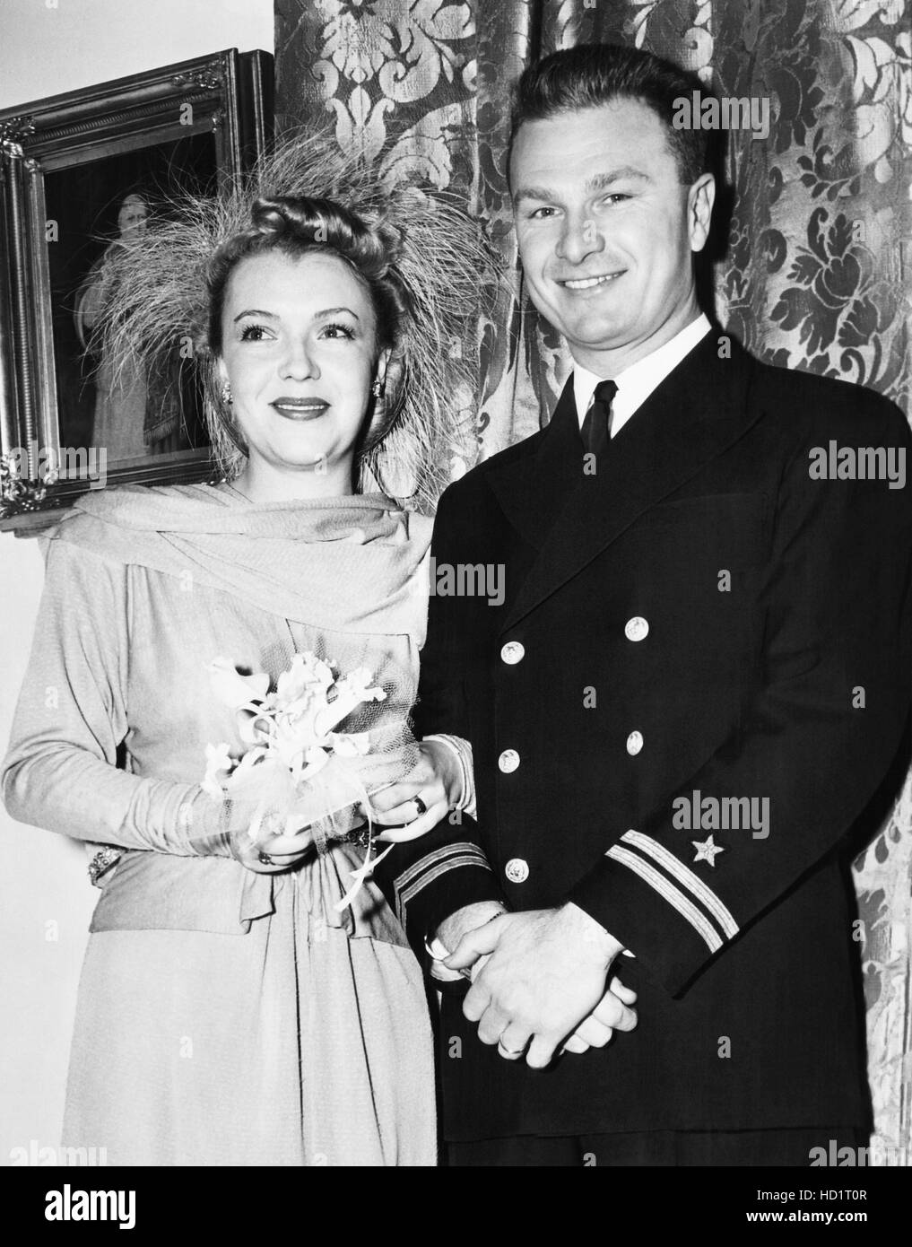 Wedding of Margo, (left, aka Margo Albert), and Eddie Albert, St ...