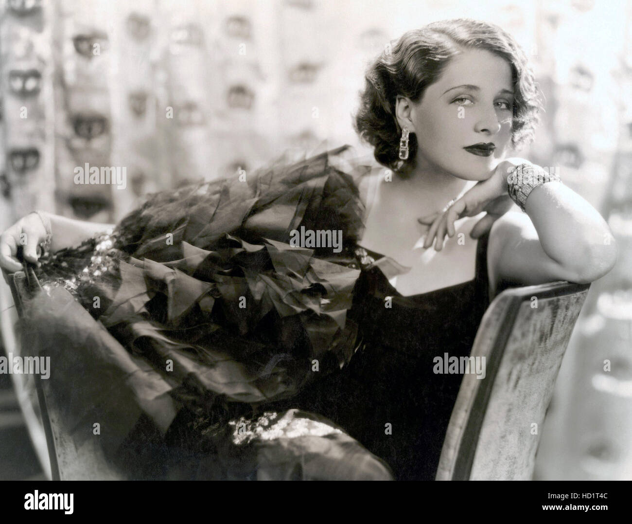 Norma Shearer, MGM portrait by Hurrell, ca. 1930s Stock Photo - Alamy