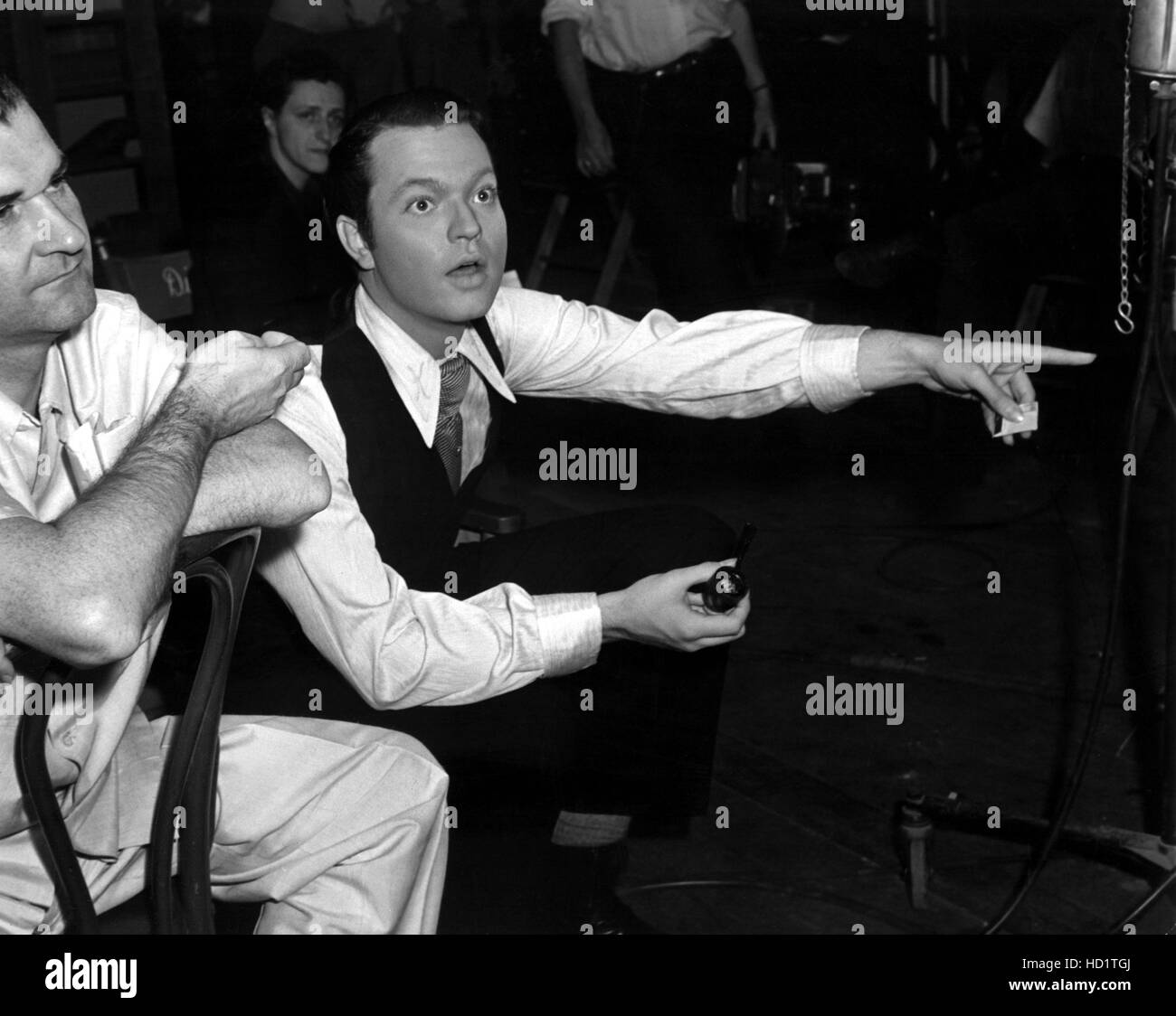 CITIZEN KANE, director Orson Welles, on set, 1941 Stock Photo - Alamy