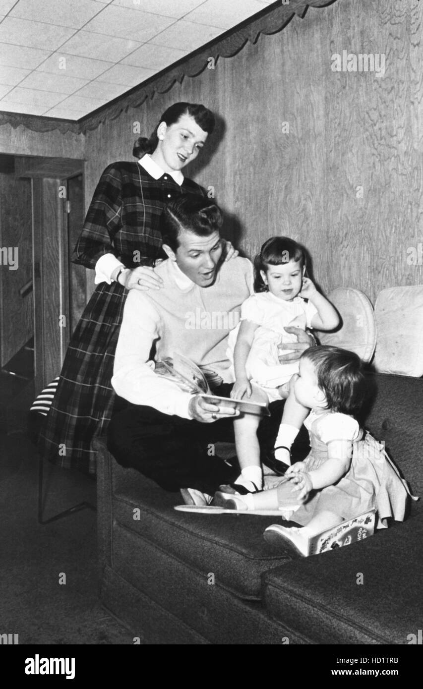 Pat Boone with his wife Shirley Boone and daughters Lindy Boone and ...