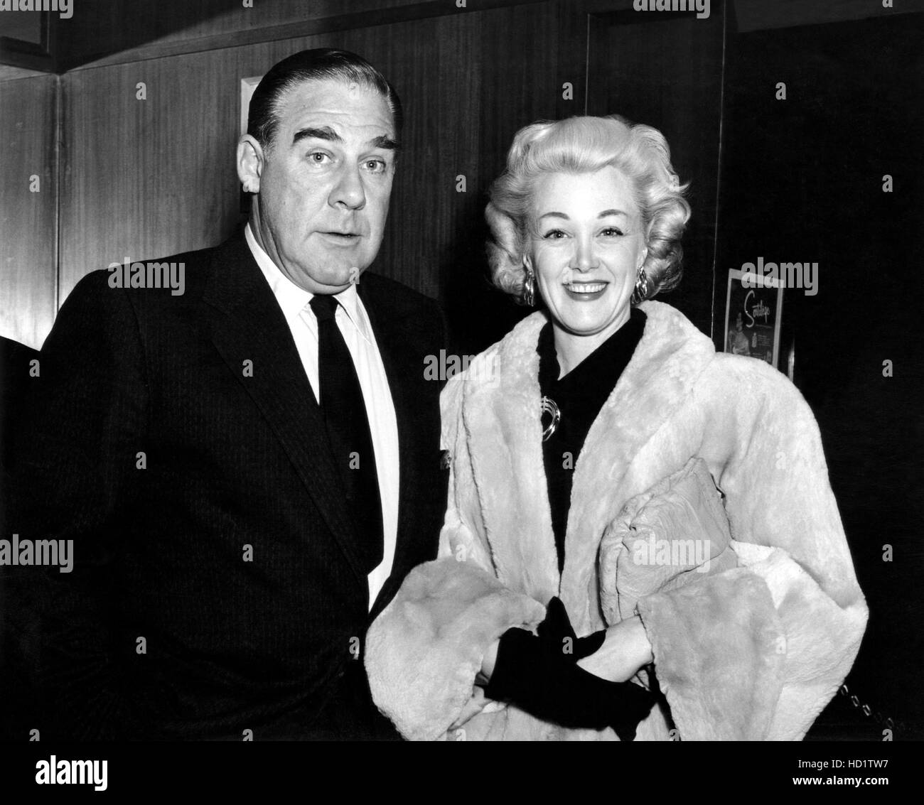 From left: Paul Douglas with wife Jan Sterling at the Stork Club, ca. 1953 Stock Photo - Alamy