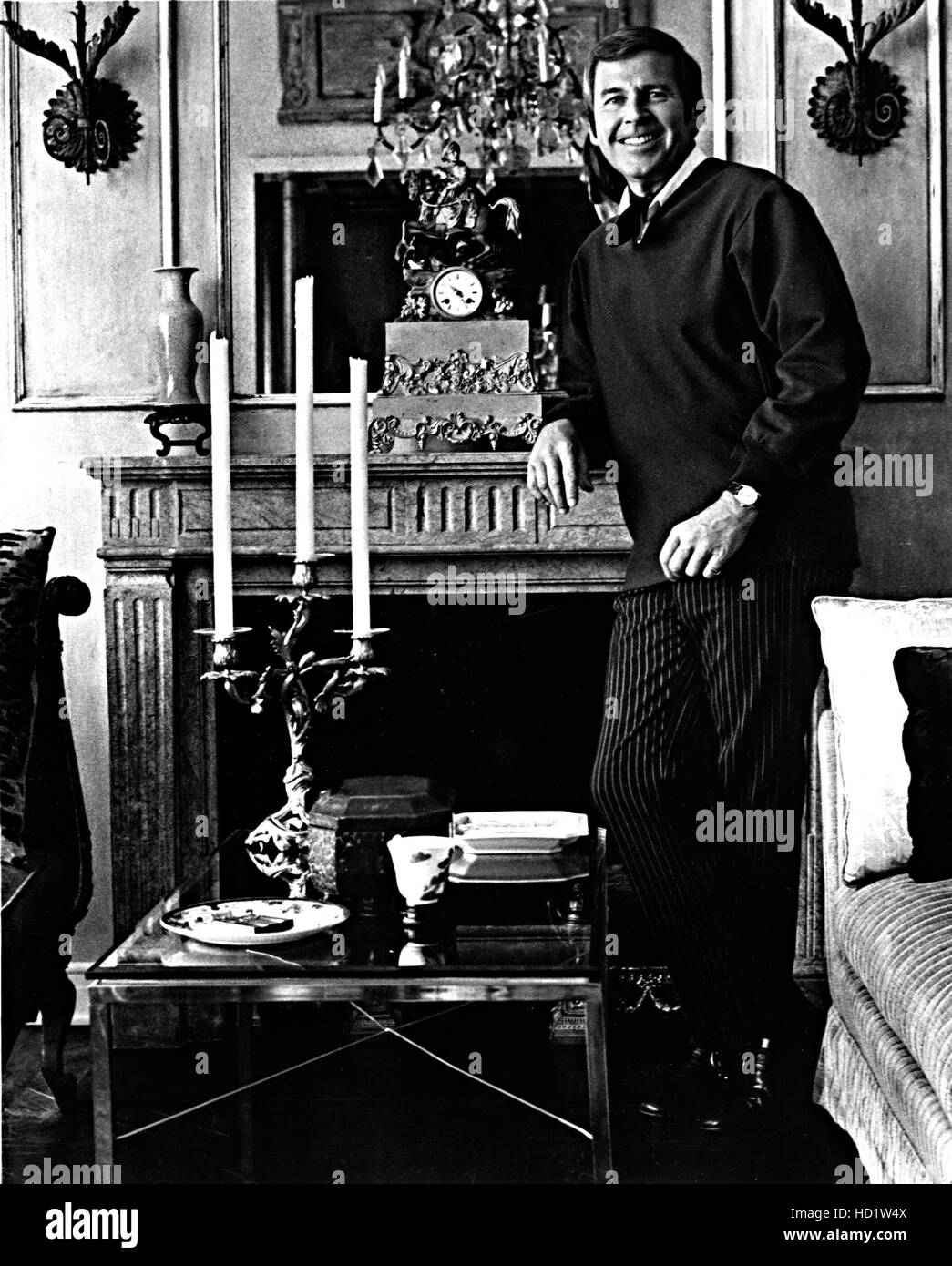 PAUL LYNDE, at home, circa early 1970s Stock Photo - Alamy