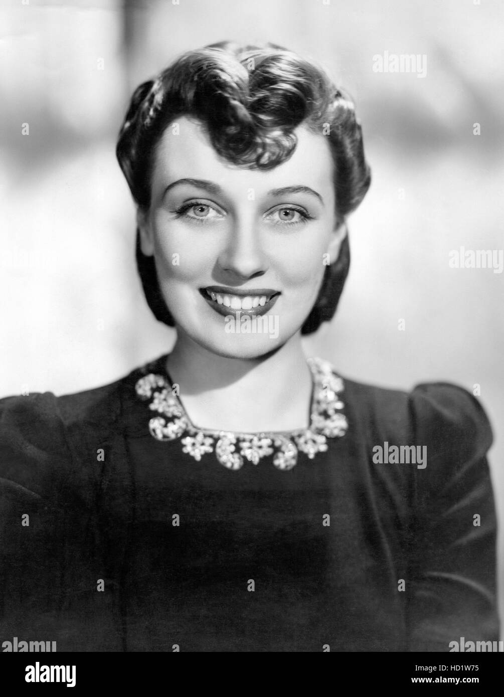 Patricia Morison sporting a trial hairstyle to be considered by ...