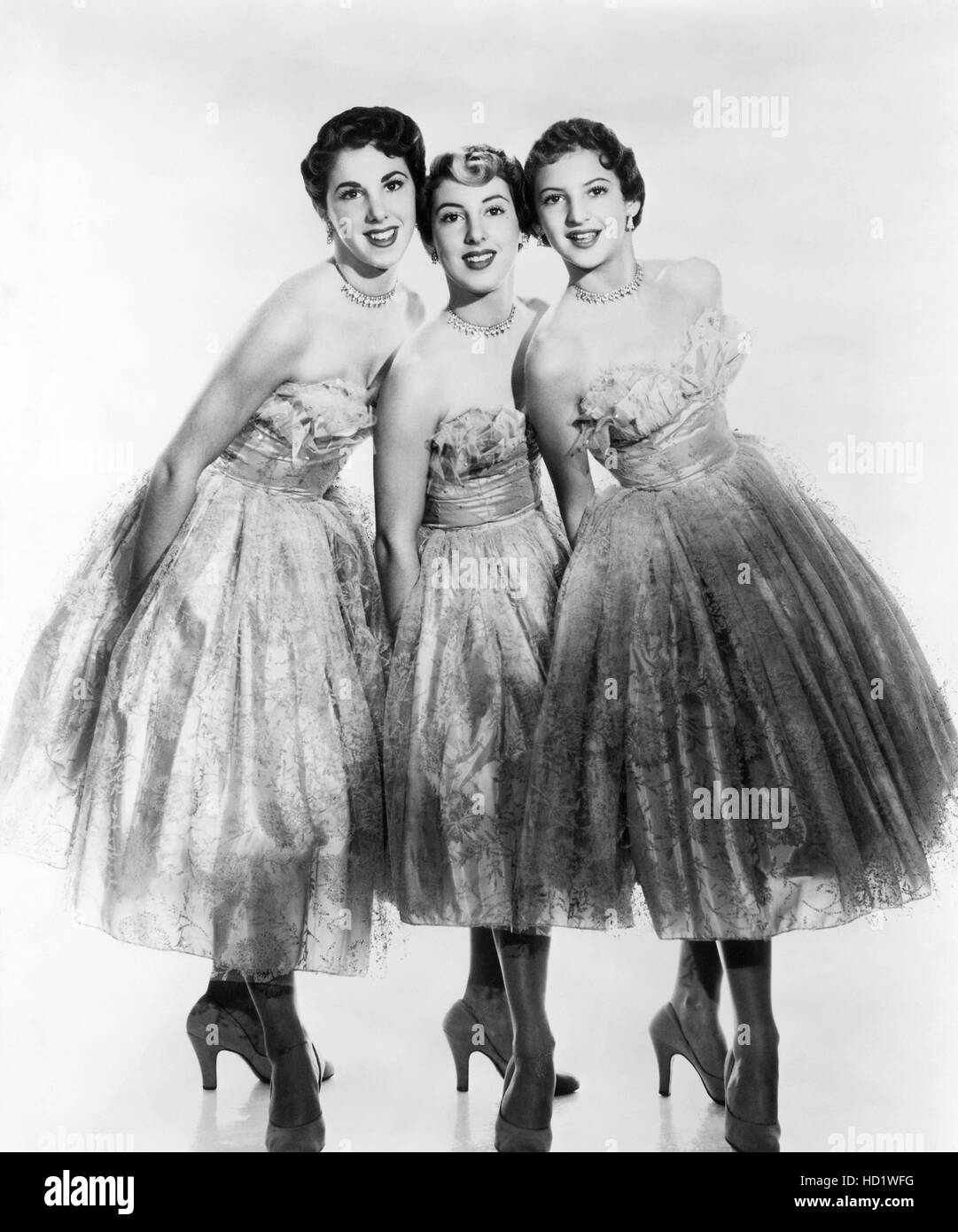 The Paris Sisters (Albeth, Priscilla, Sherell), ca. 1955 Stock Photo ...