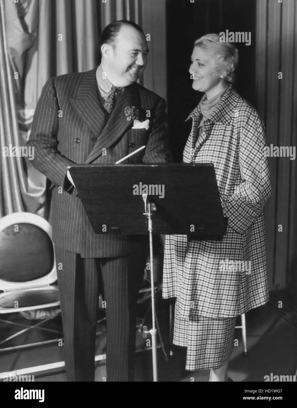 From left: band leader Paul Whiteman, singer Helen Jepson, ca. 1934 ...