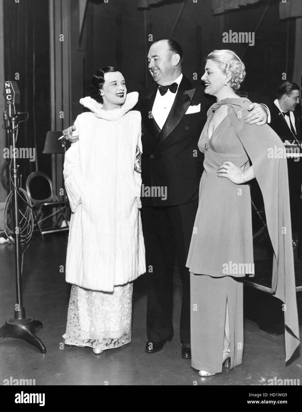 Paul Whiteman (center) with opera singer Helen Jepson (left) and his ...