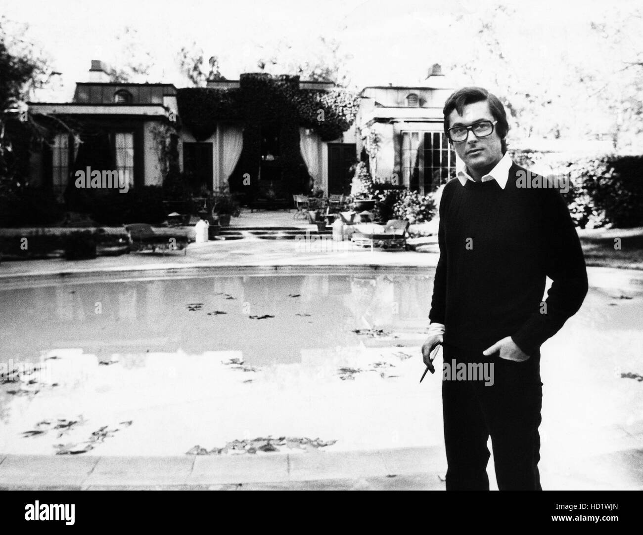 Robert Evans, at his Beverly Hills home, ca.1970s Stock Photo - Alamy