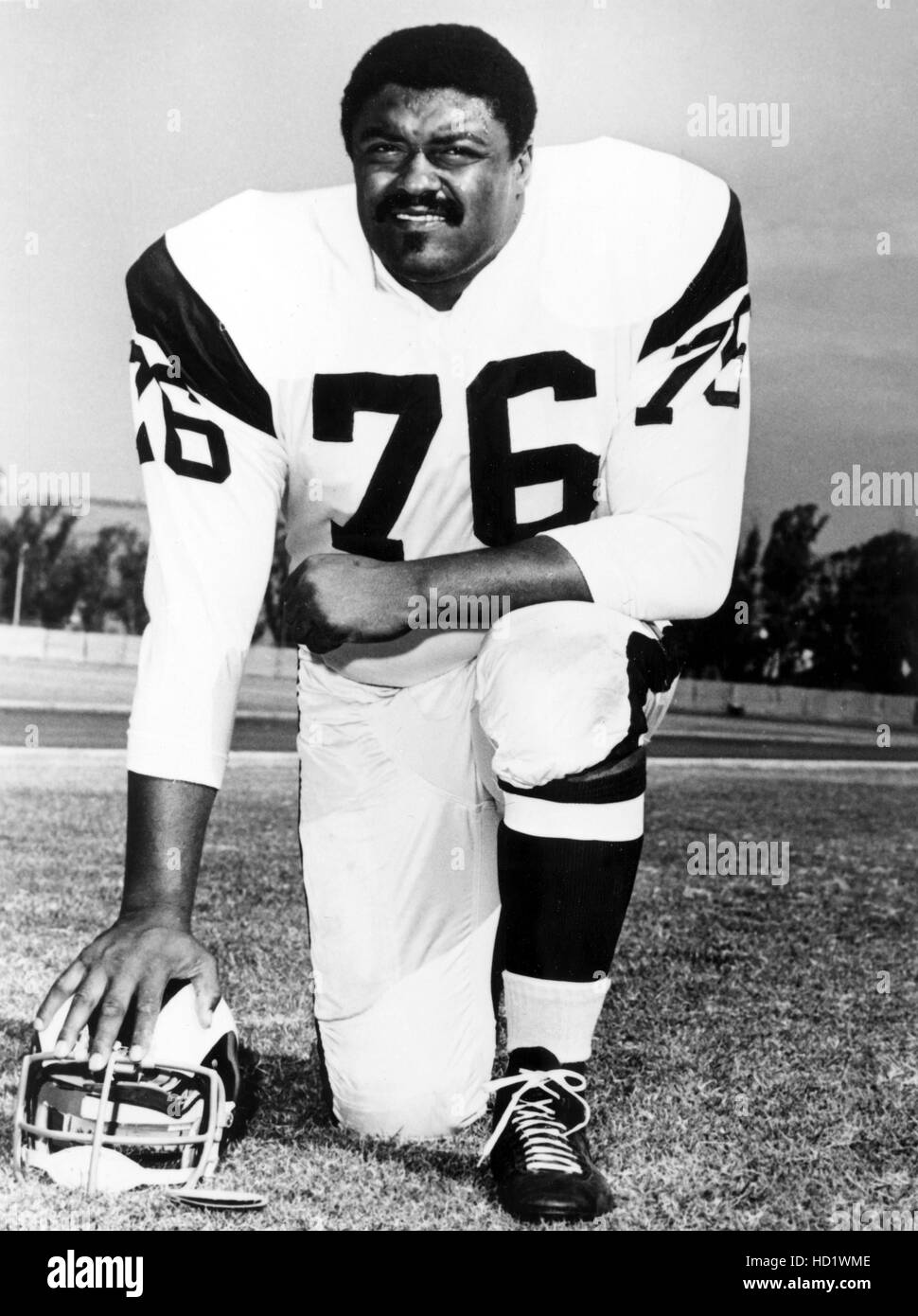 Rosey Grier, Los Angeles Rams, 1970s Stock Photo - Alamy