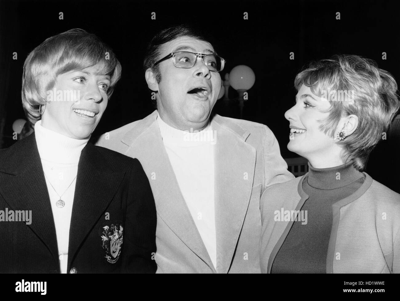 From left, Carol Burnett, Ross Hunter, Shirley Jones, at a pre ...