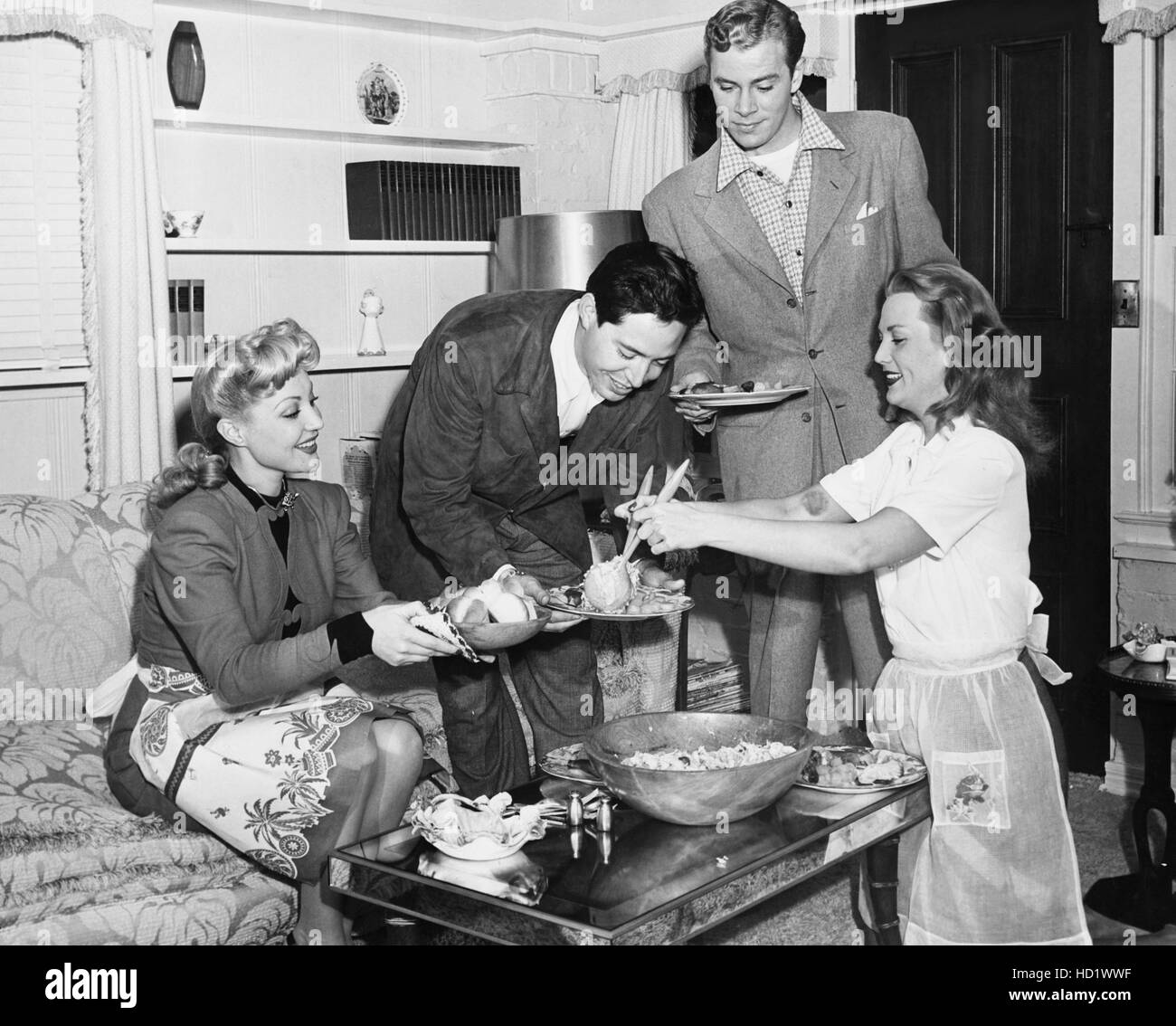 From left, Della Russell, Andy Russell, Ross Hunter, and Louise ...