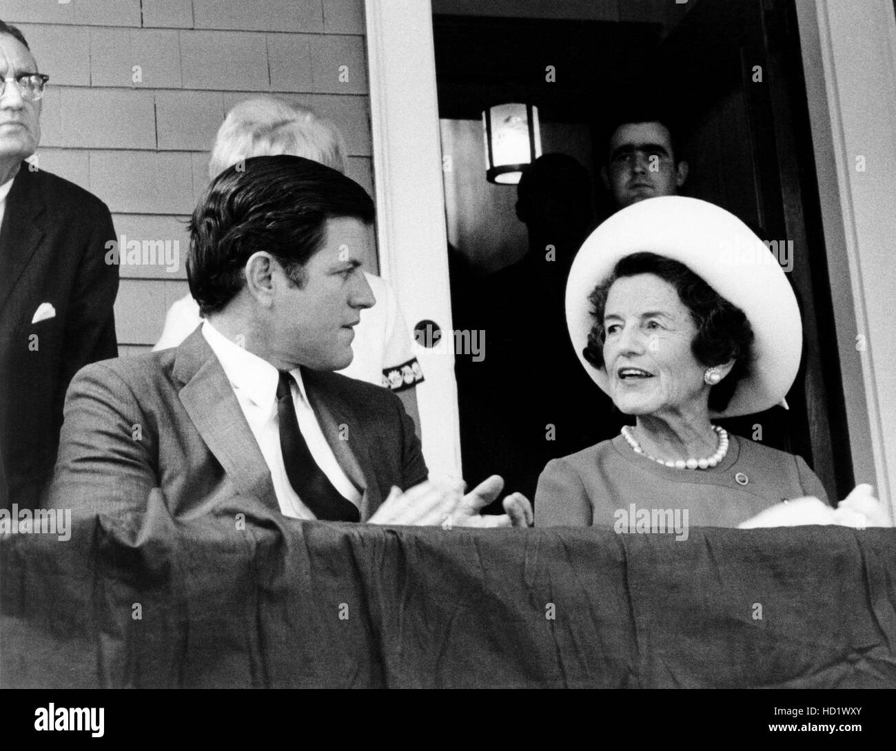 From left, Edward Kennedy, with his mother, Rose Kennedy, ca. early ...