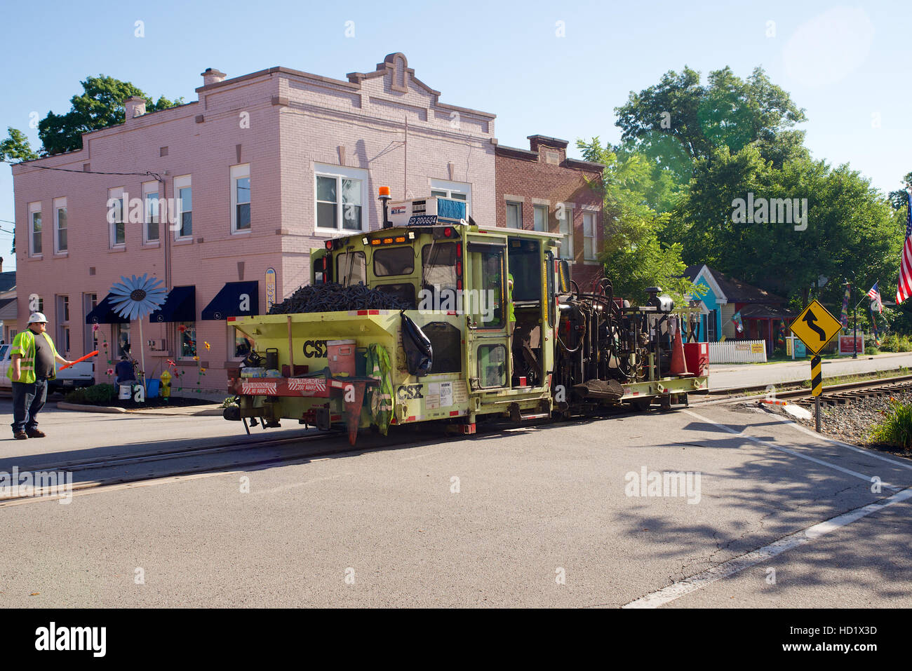 Csx maintenance vehicle hi-res stock photography and images - Alamy