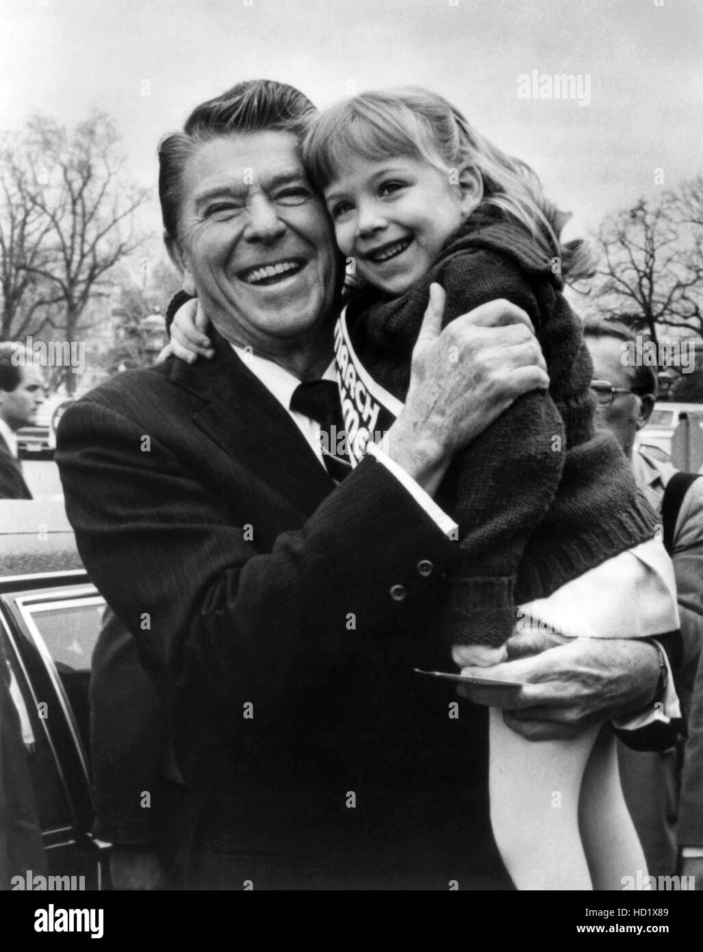 President Ronald Reagan with March of Dimes poster child Missy ...
