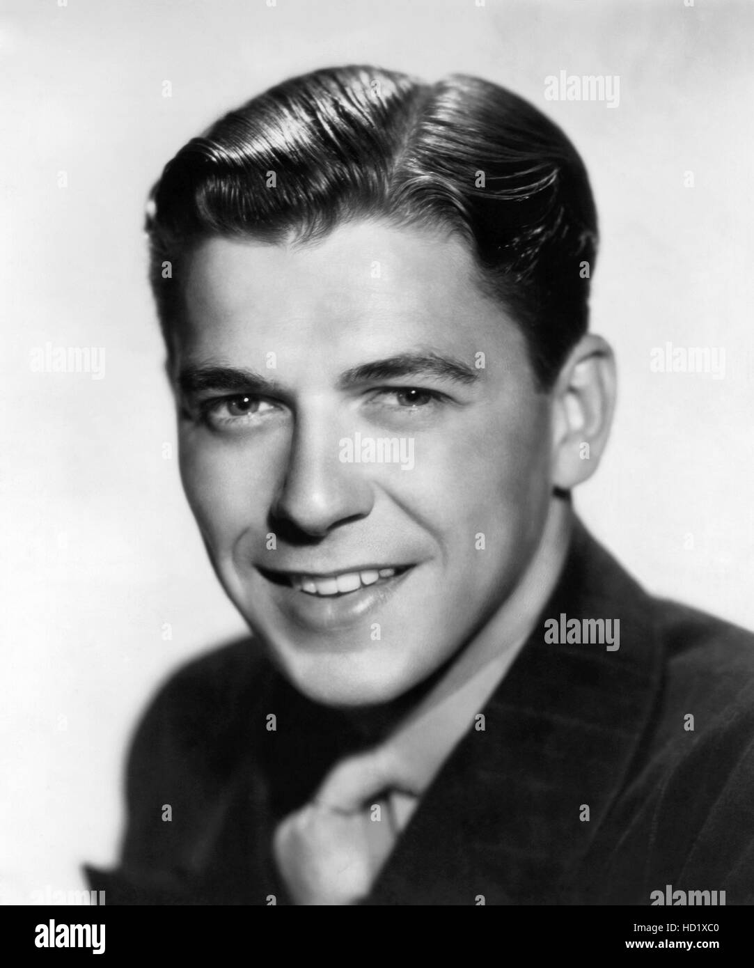 Ronald Reagan, Warner Brothers portrait, ca. 1942 Stock Photo - Alamy