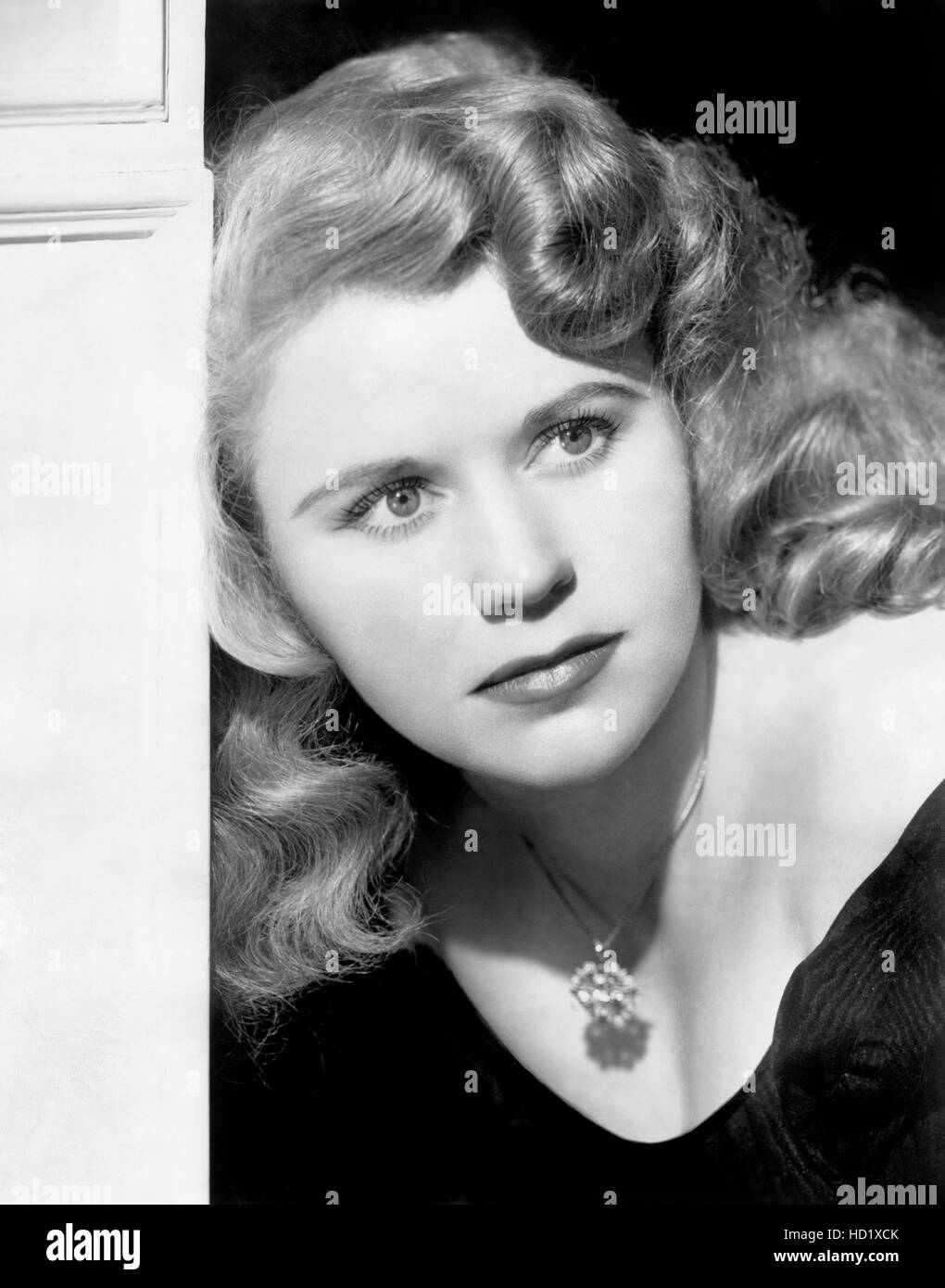 Rosemary Rice, in a publicity shot for CBS-Radio's, AUNT JENNY, 1948 ...