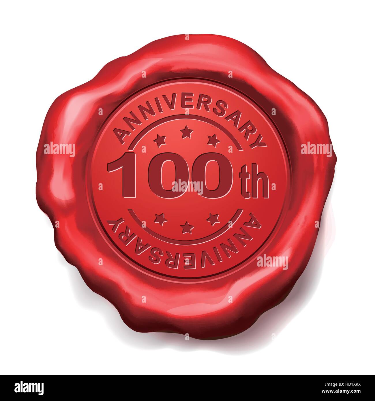 The 100th anniversary Stock Vector Images - Alamy