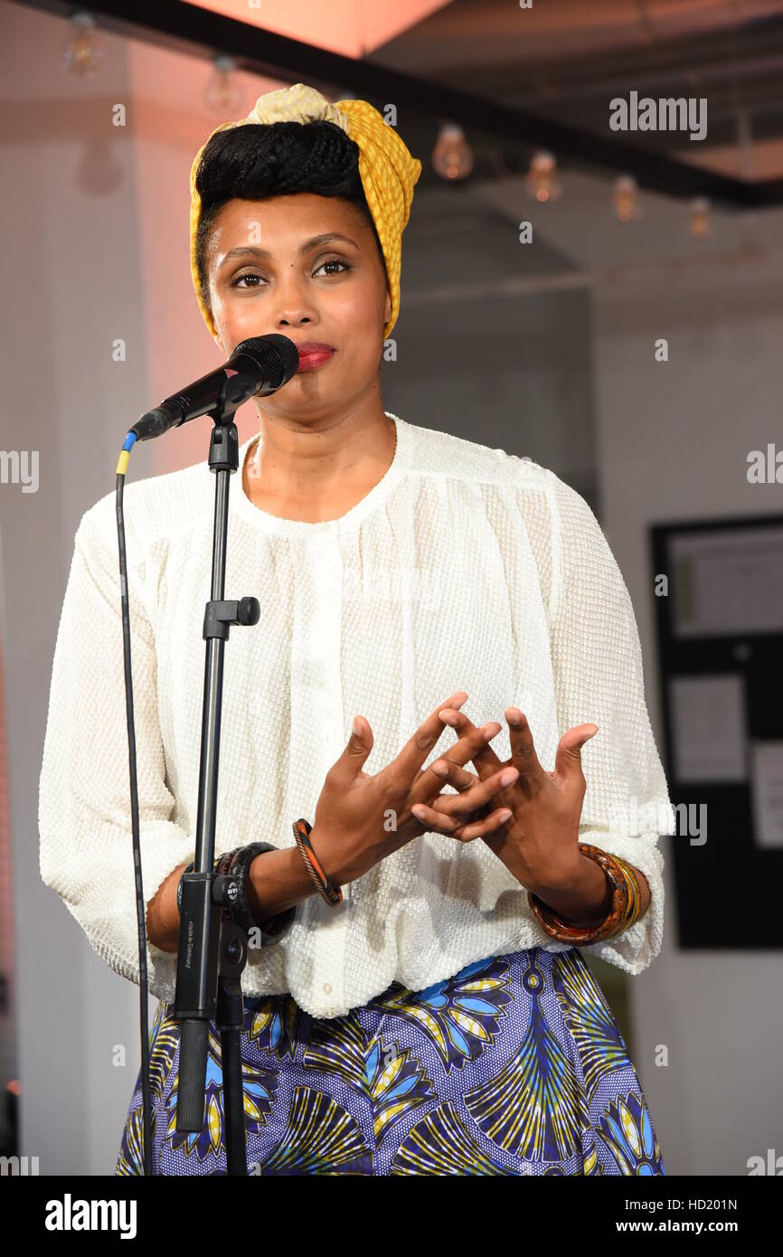 French singer Imany promoting her latest album 'The wrong kind of war ...
