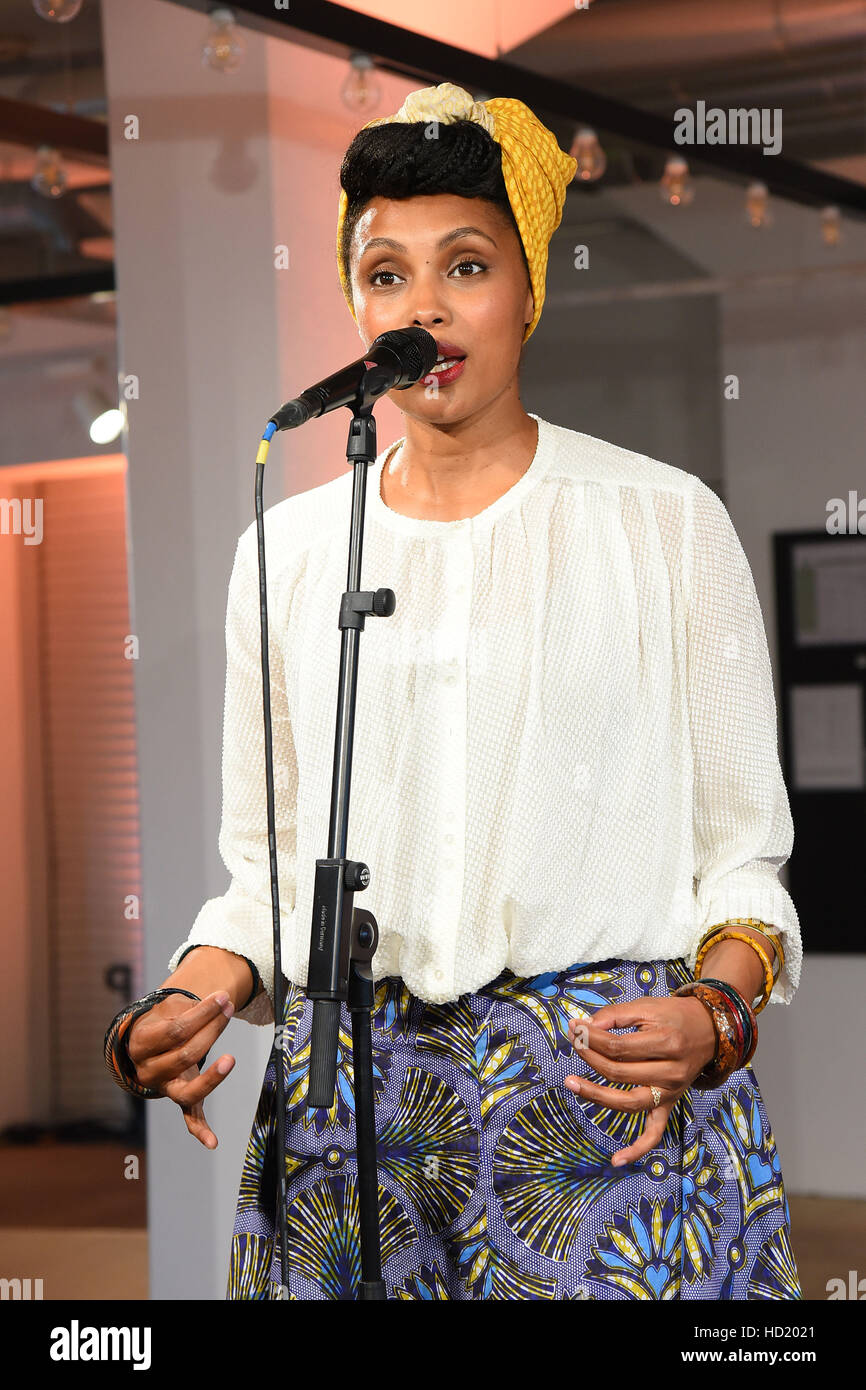 French singer Imany promoting her latest album 'The wrong kind of war ...