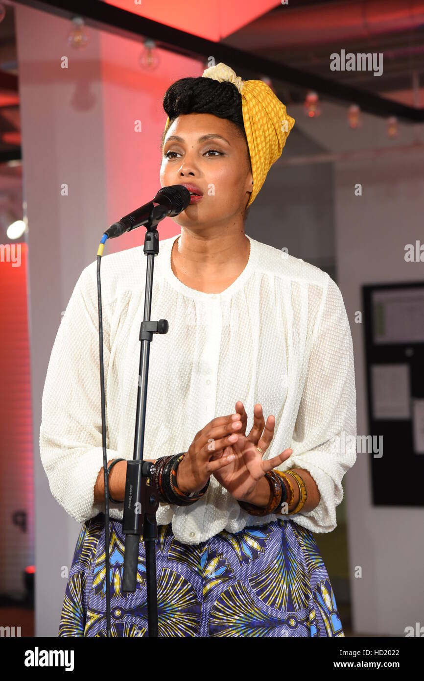 French singer Imany promoting her latest album 'The wrong kind of war ...
