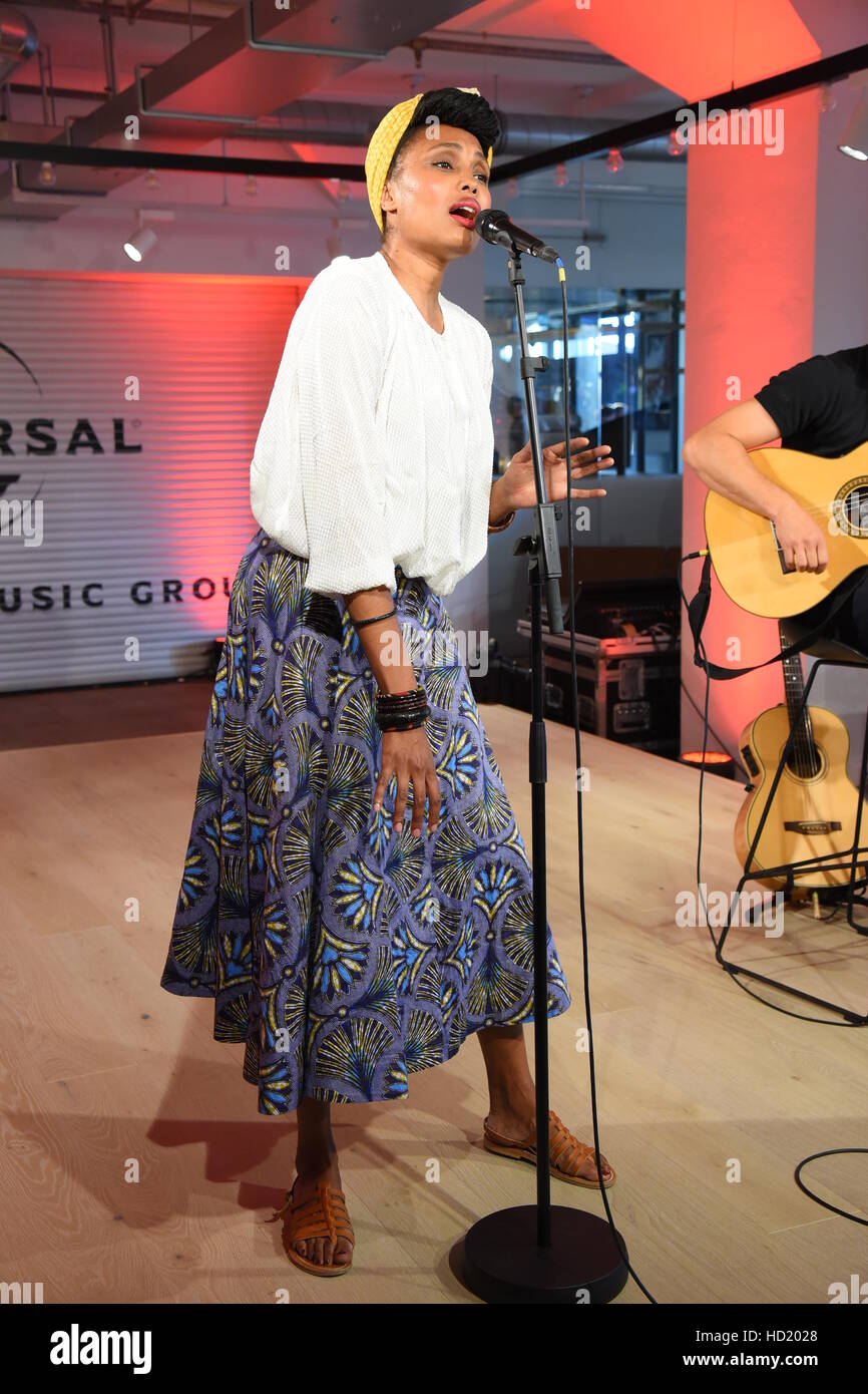 French singer Imany promoting her latest album 'The wrong kind of war ...