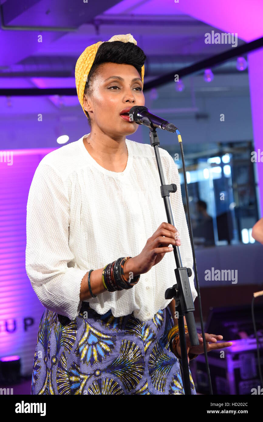 French singer Imany promoting her latest album 'The wrong kind of war ...