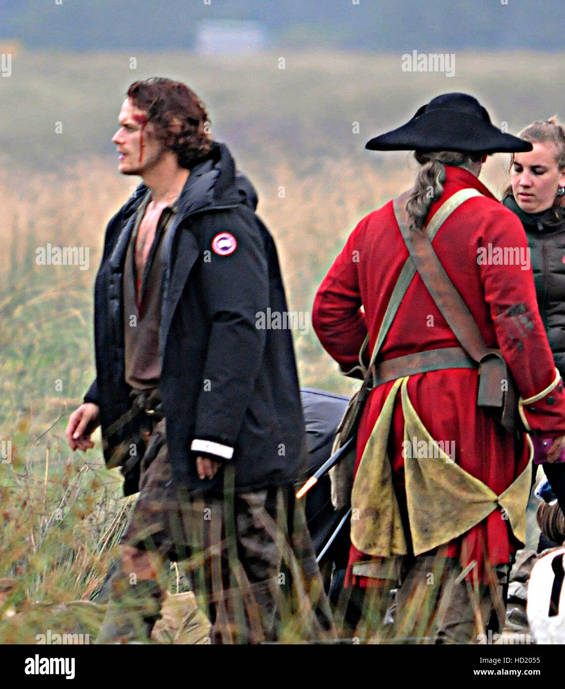 Sam Heughan Cast Films Battle High Resolution Stock Photography and ...