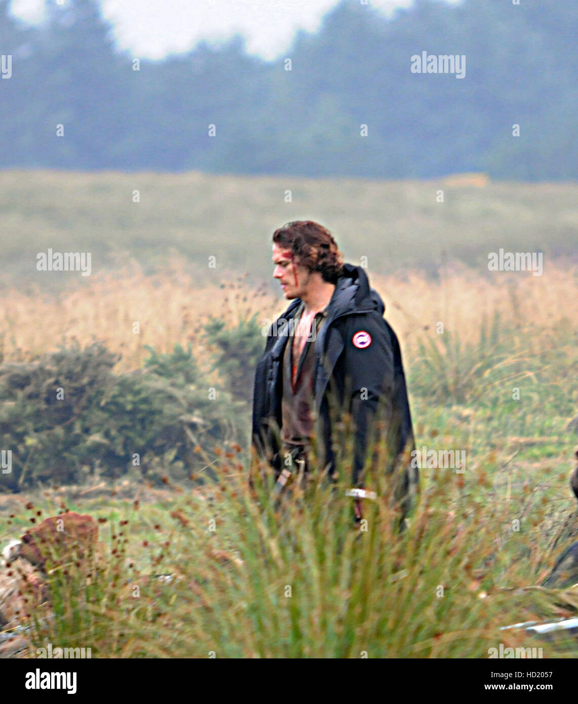 Sam Heughan and cast films Battle of Culloden scenes for 'Outlander ...