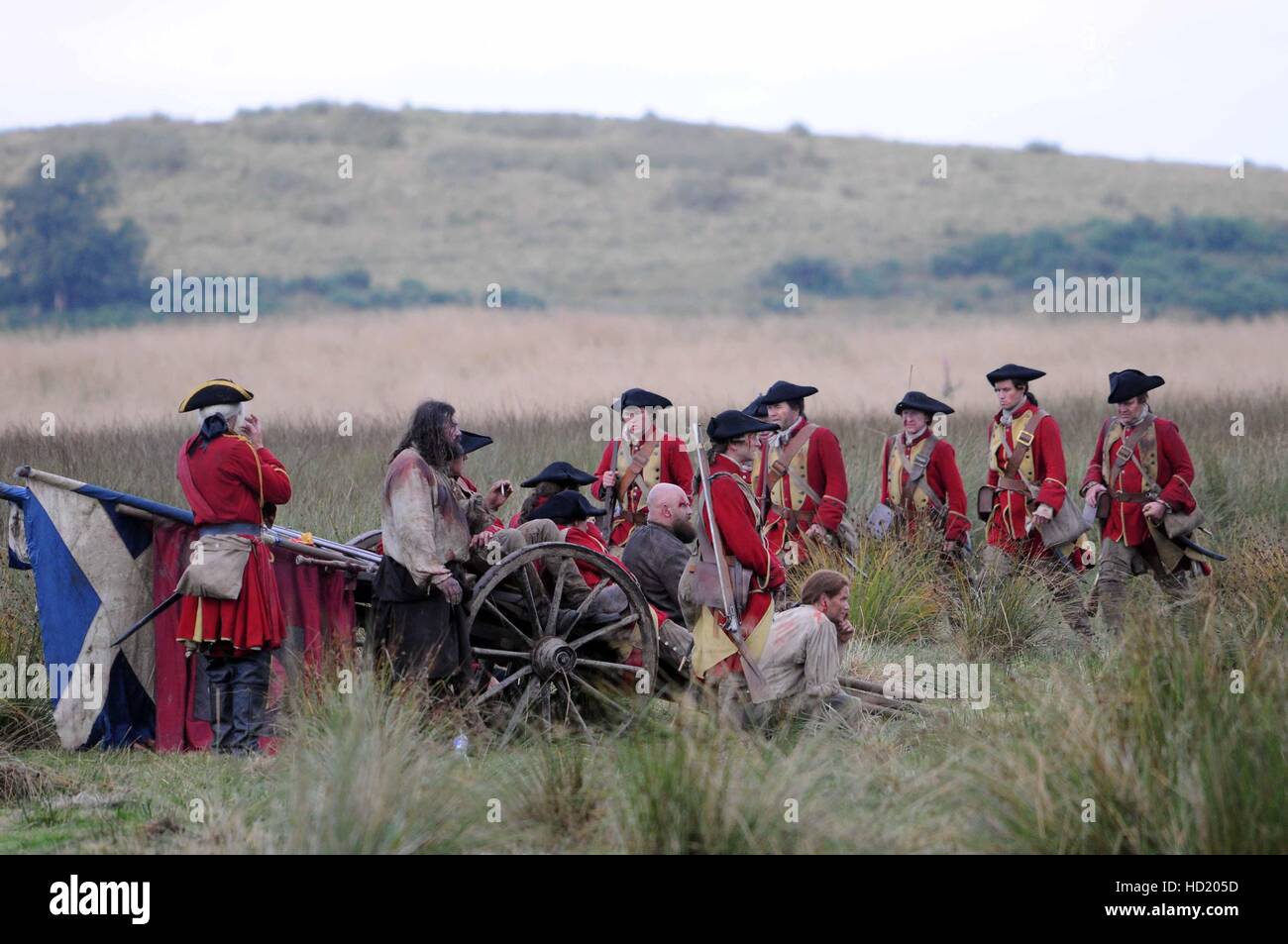 Sam Heughan and cast films Battle of Culloden scenes for 'Outlander ...