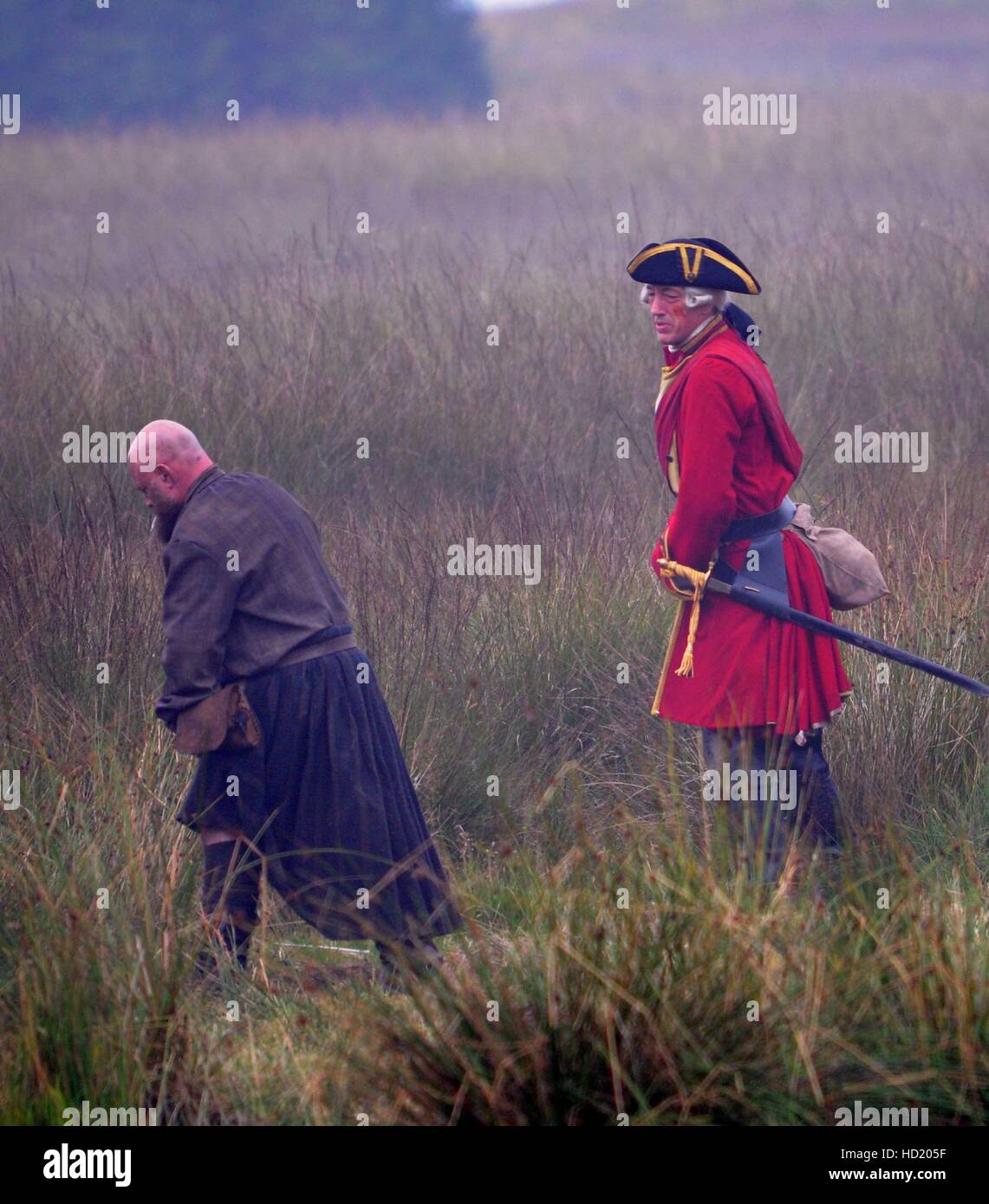 Sam Heughan and cast films Battle of Culloden scenes for 'Outlander ...