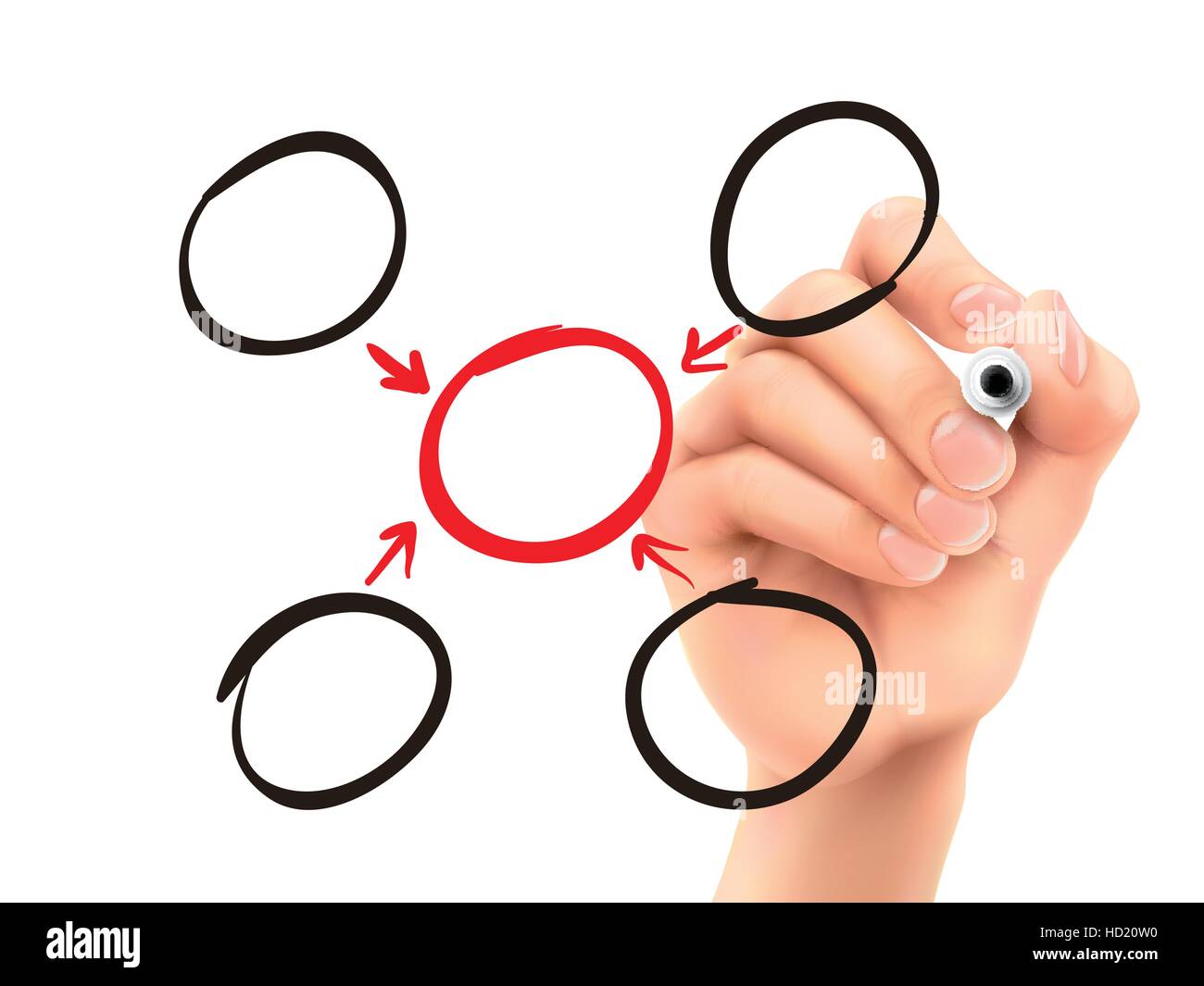 Hand written over by pen Stock Vector Images - Alamy