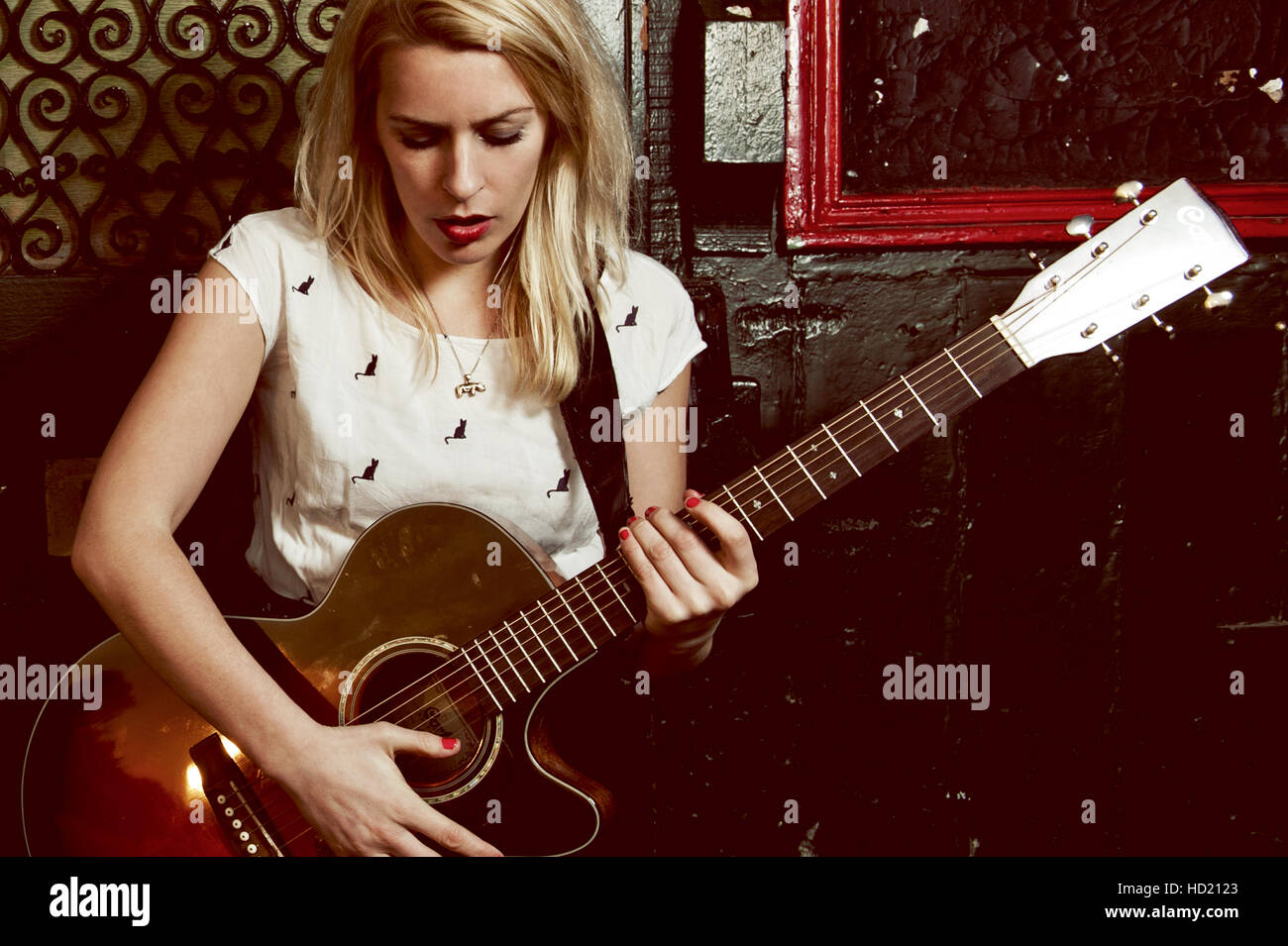 Studio shoot with comedian Sara Pascoe Featuring: Sara Pascoe Where ...