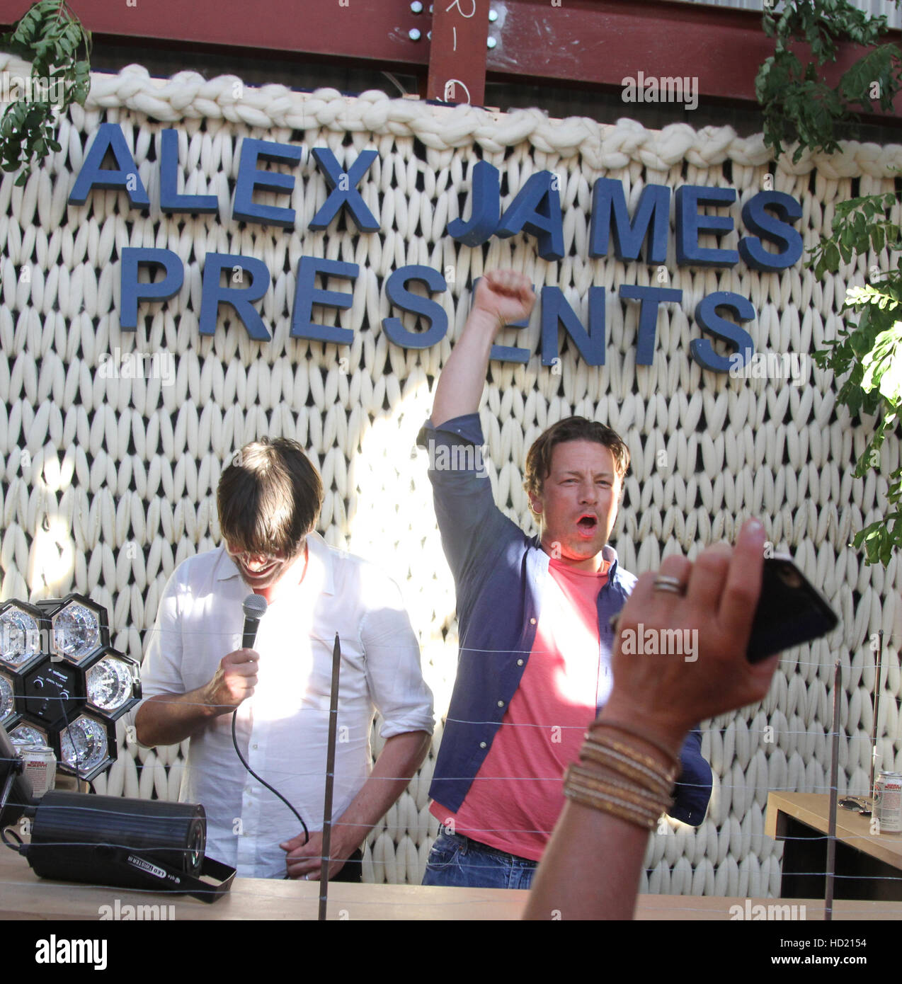 New father Jamie Oliver celebrate's the Big Festival 5th's birthday ...