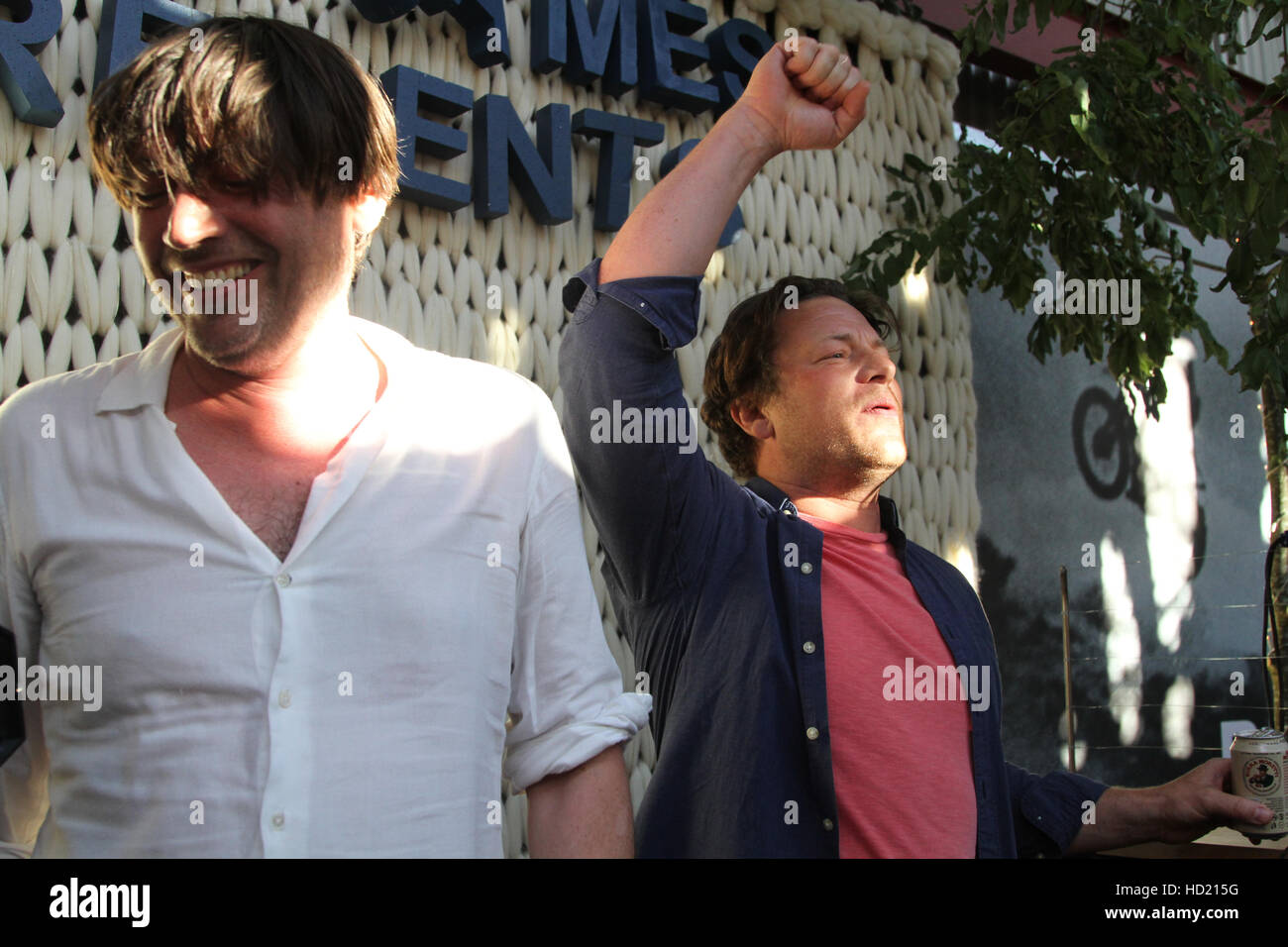 New father Jamie Oliver celebrate's the Big Festival 5th's birthday ...