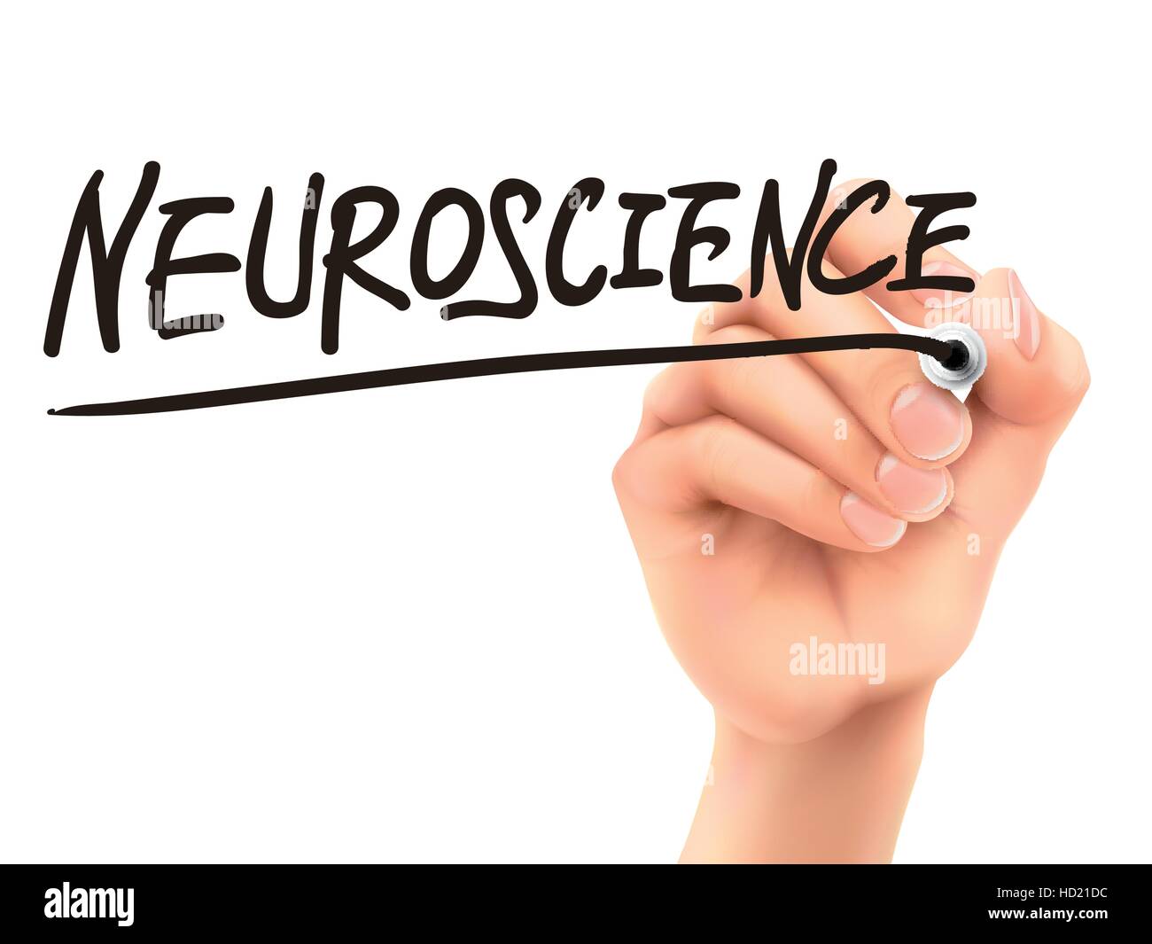 Neuroscience vector vectors Cut Out Stock Images & Pictures - Alamy
