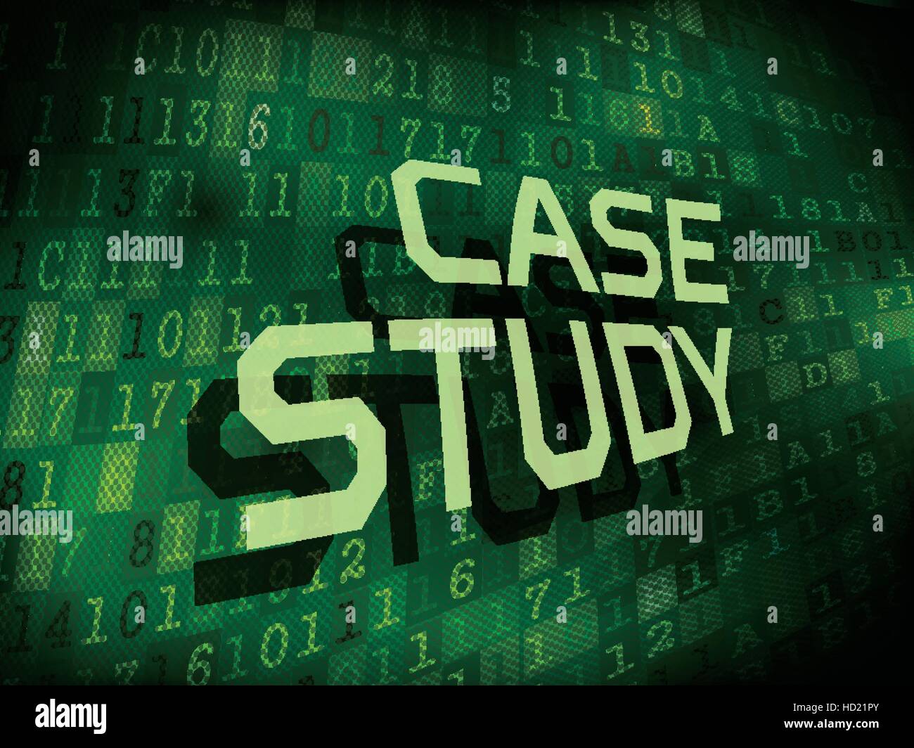 case study words isolated on internet digital background Stock Vector ...