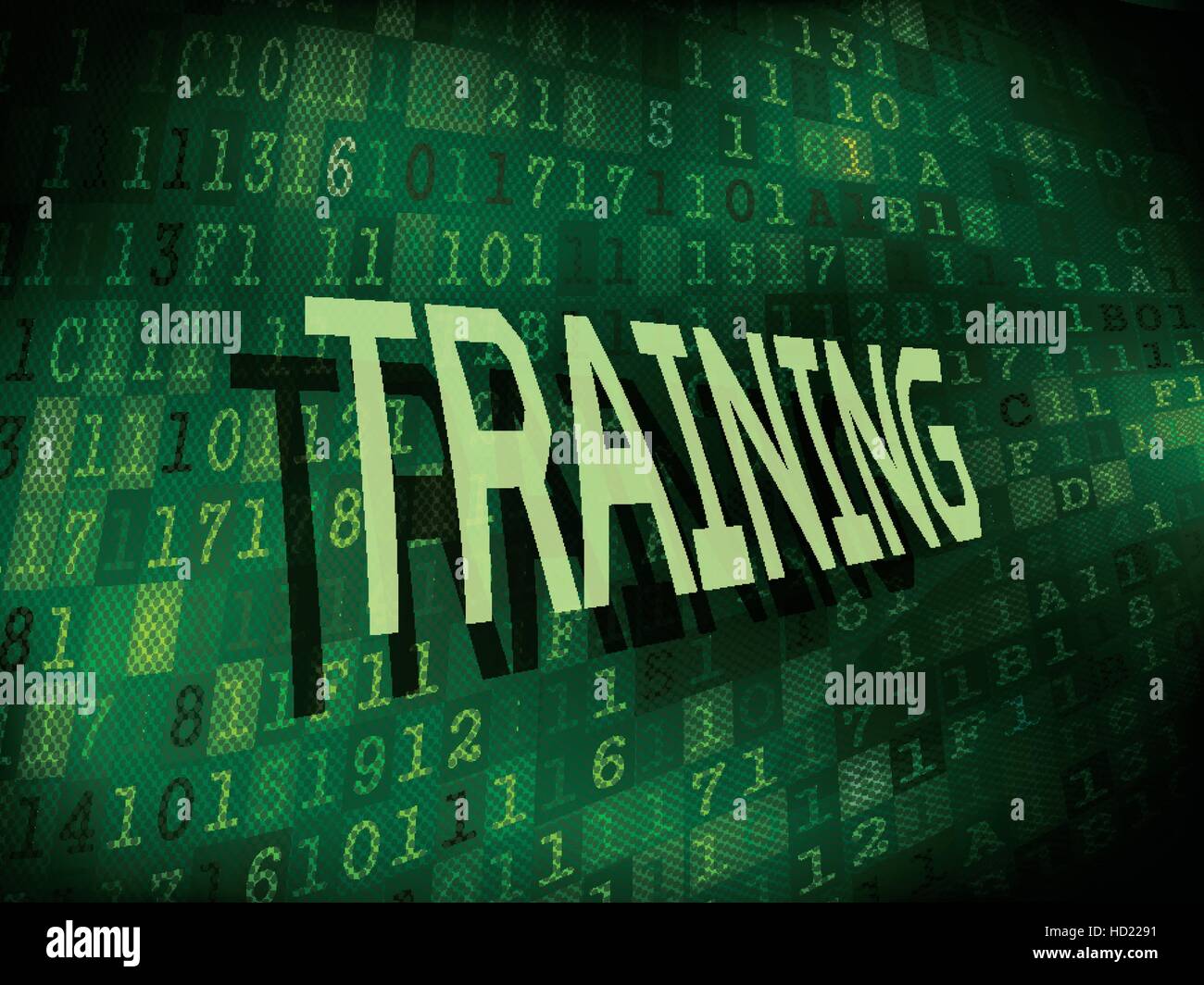training word isolated on internet digital background Stock Vector ...