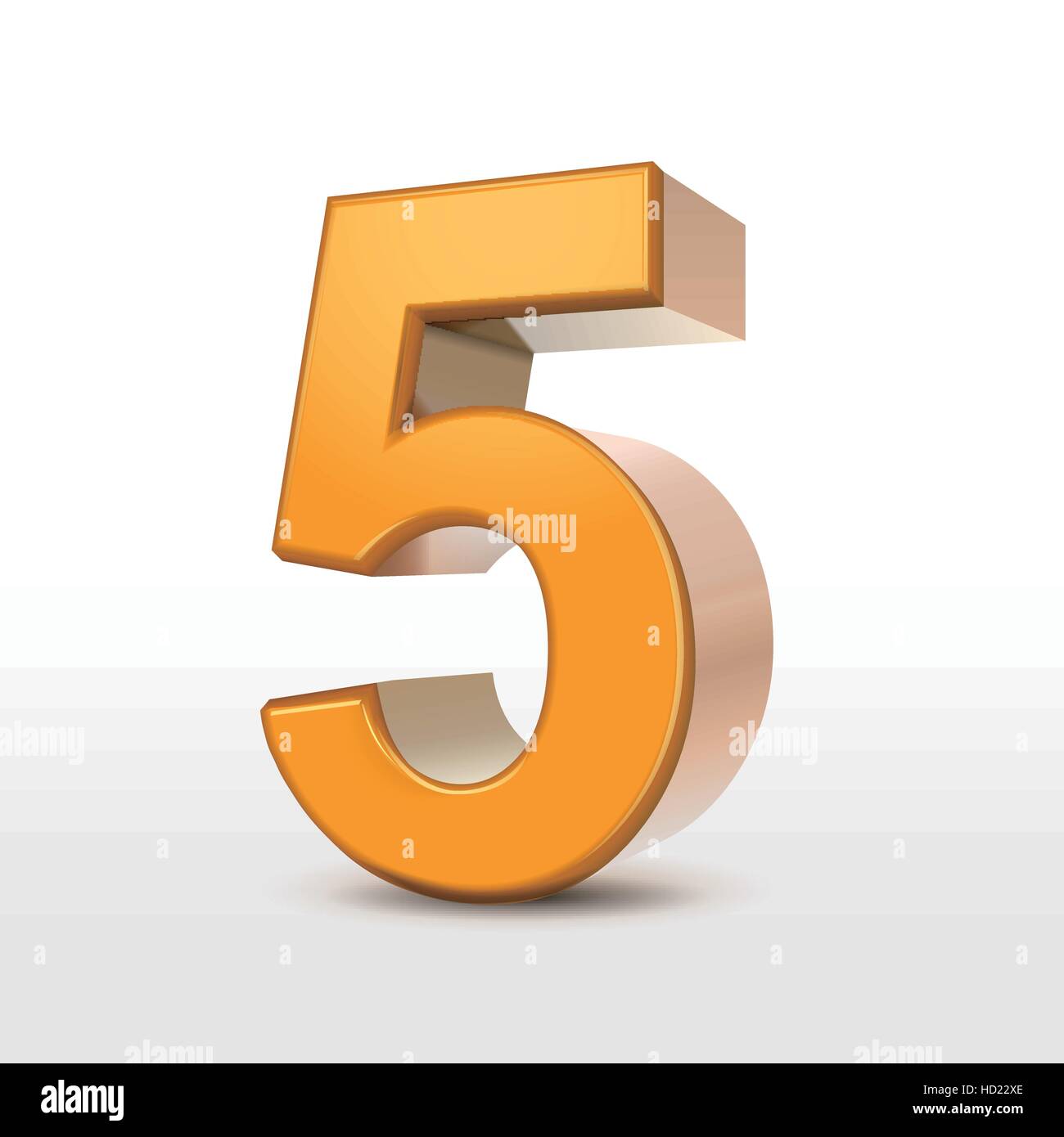 3d number 5 hi-res stock photography and images - Alamy