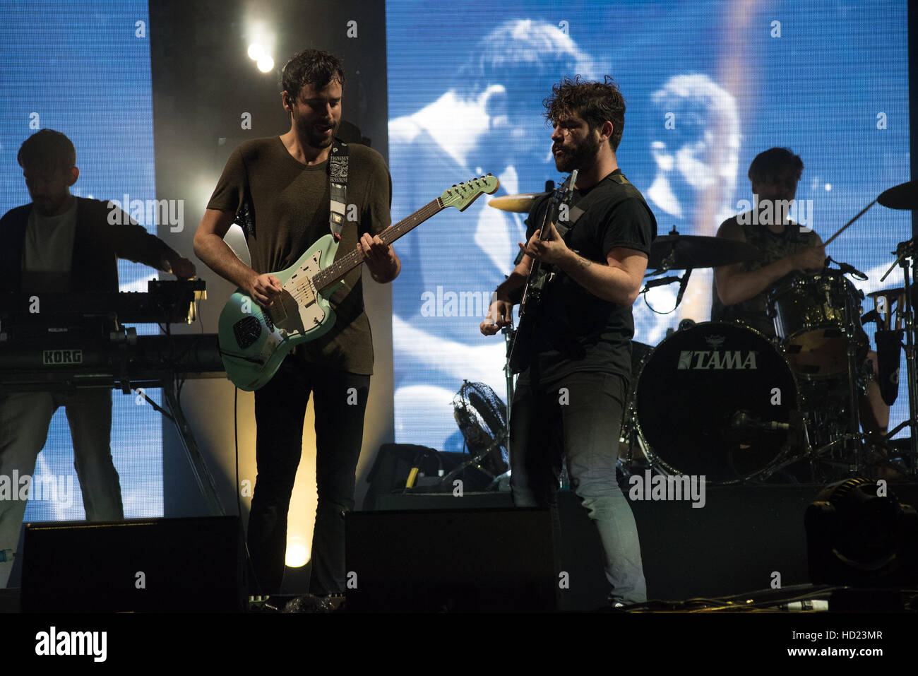 Performances Leeds Festival 2016 Day 2 Featuring: Foals Where: Bramham ...