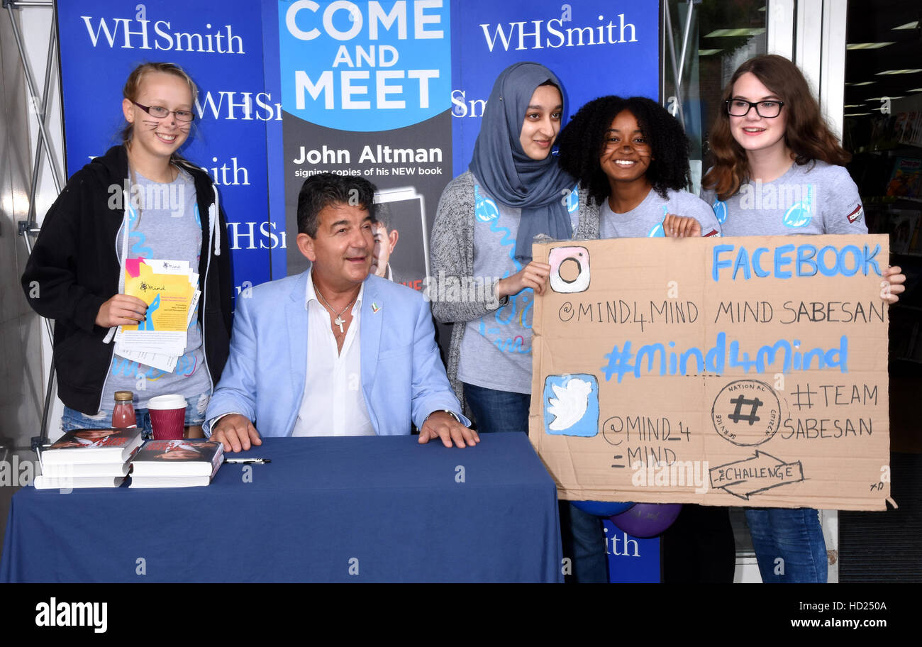 John Altman Signing his new autobiography 'In The Nick Of Time' at WH ...