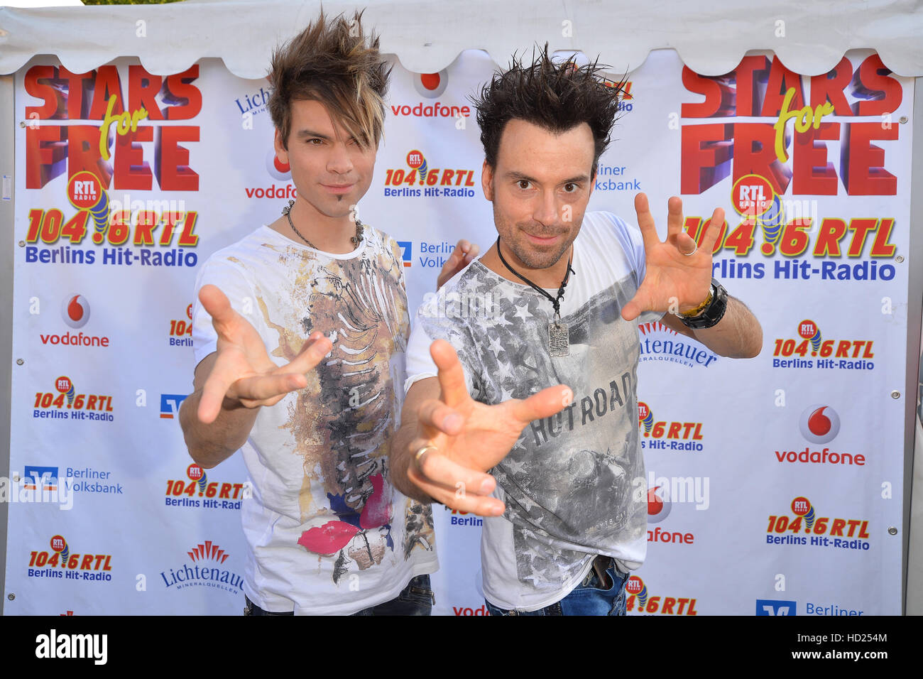 The Ehrlich Brothers attending the Stars For Free 2016 Open Air ...