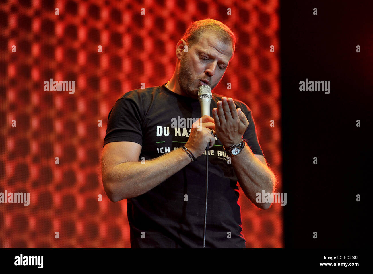 Mario Barth performs on stage at the Stars For Free 2016 Open Air ...