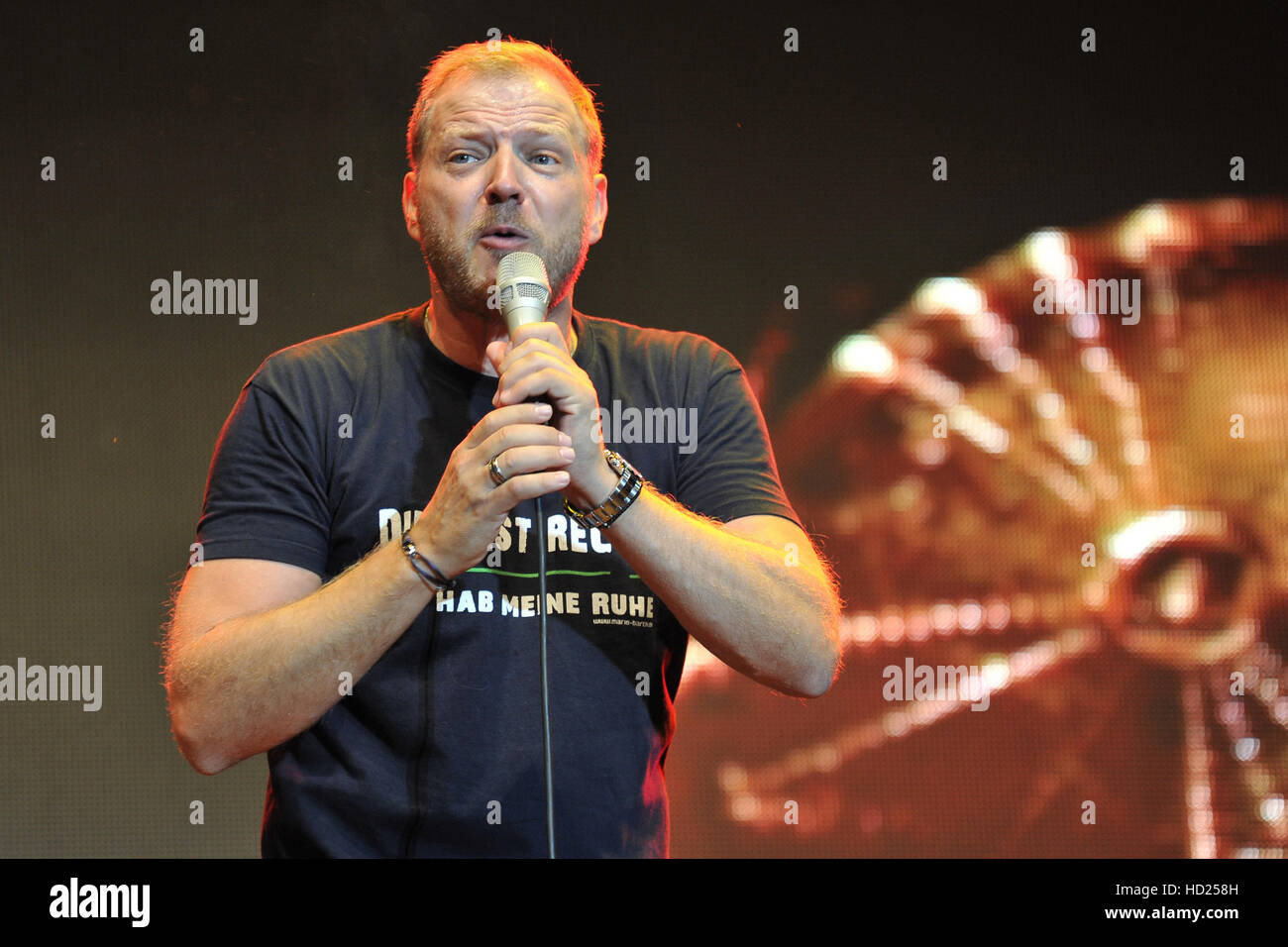 Mario Barth performs on stage at the Stars For Free 2016 Open Air ...