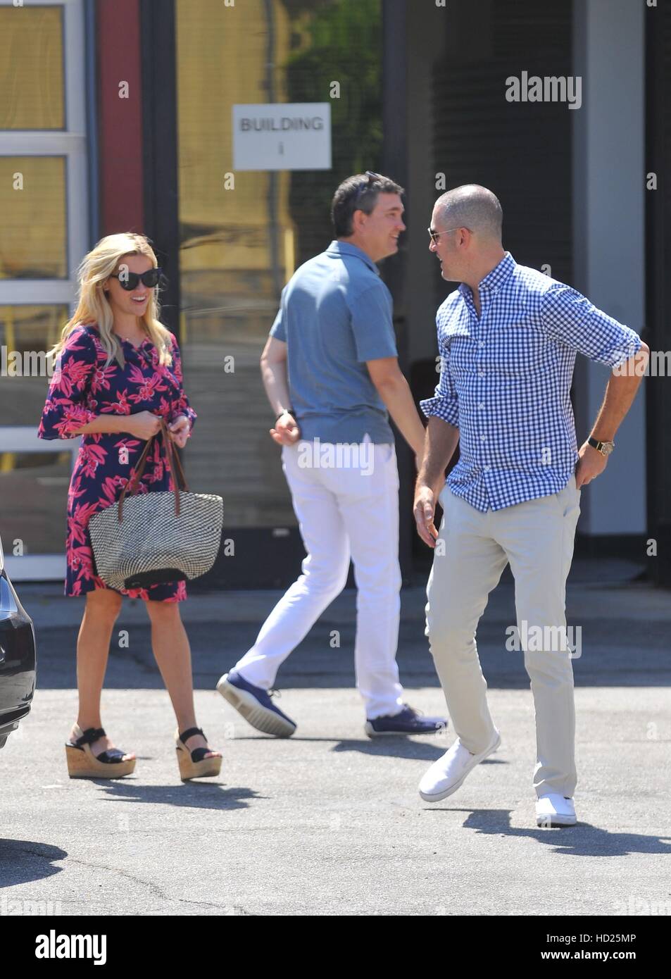 Reese Witherspoon attending church with her family in Brentwood ...
