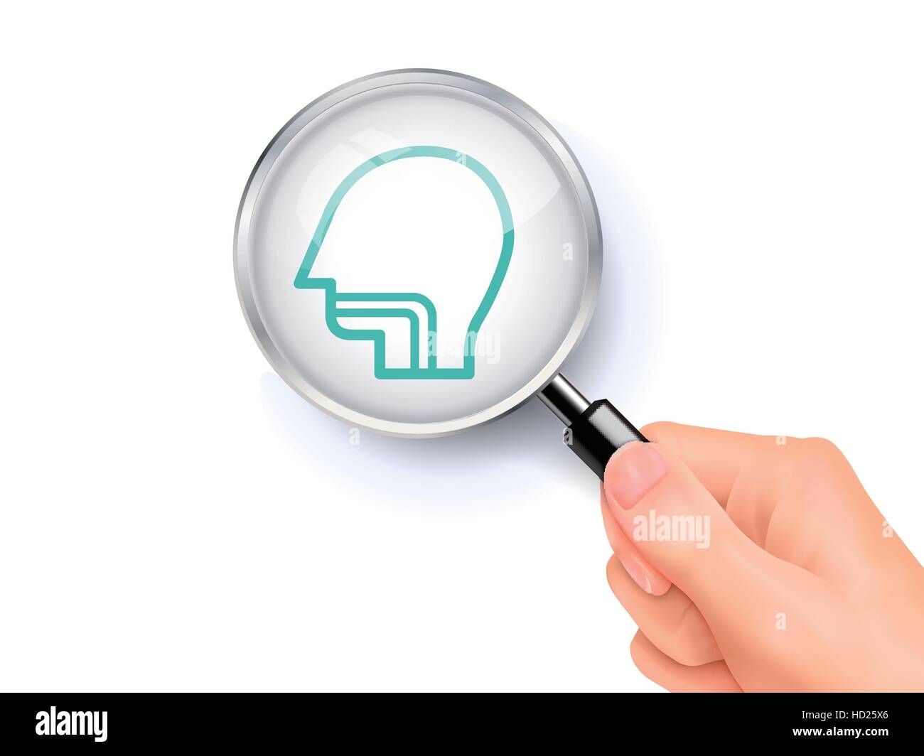 Magnify glass ear Stock Vector Images - Alamy
